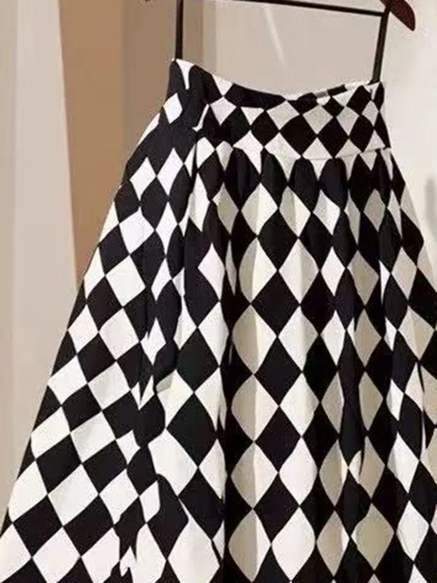 checkered circular skirts | Savana | Bestsellers