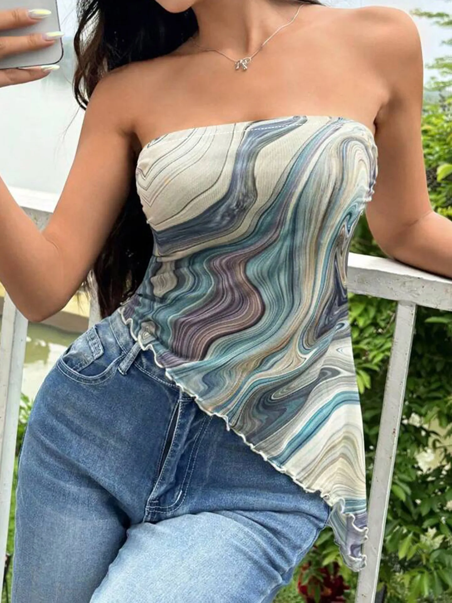 Asymmetric Tube Top | Savana | Bestsellers