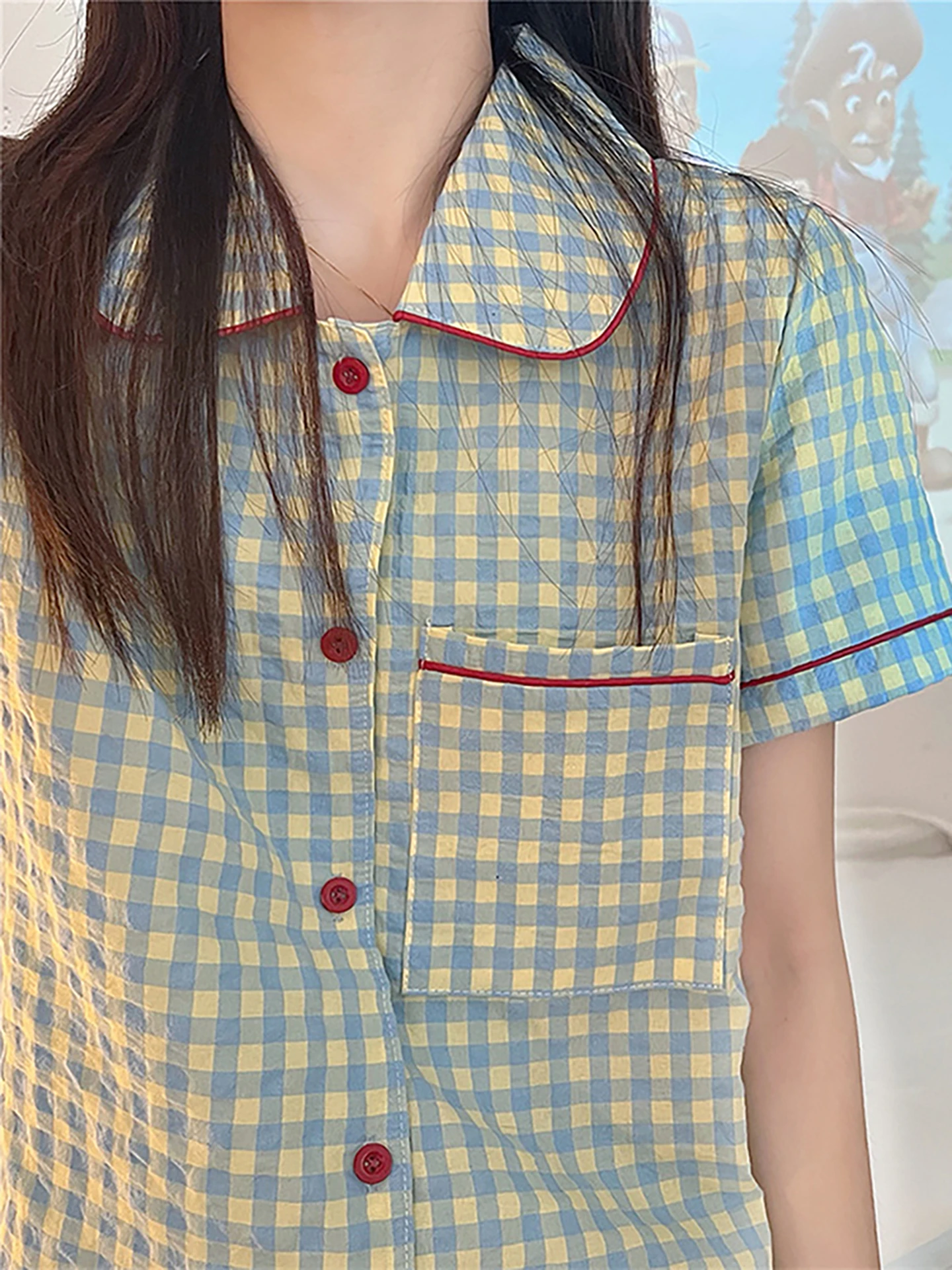 Plaid Pocket Lounge Set | Savana | Bestsellers