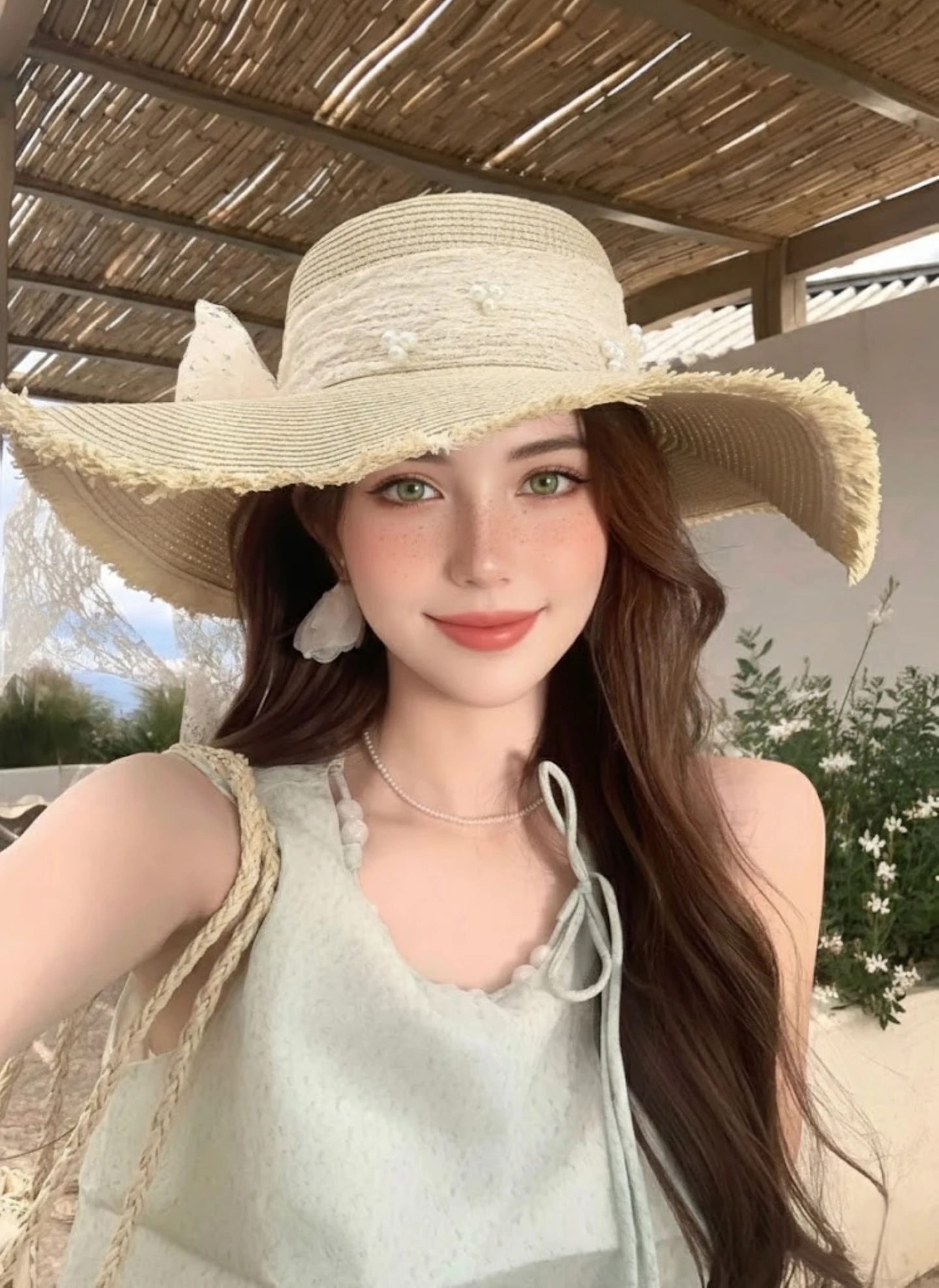 Bow Straw Hat | Savana | Bestsellers