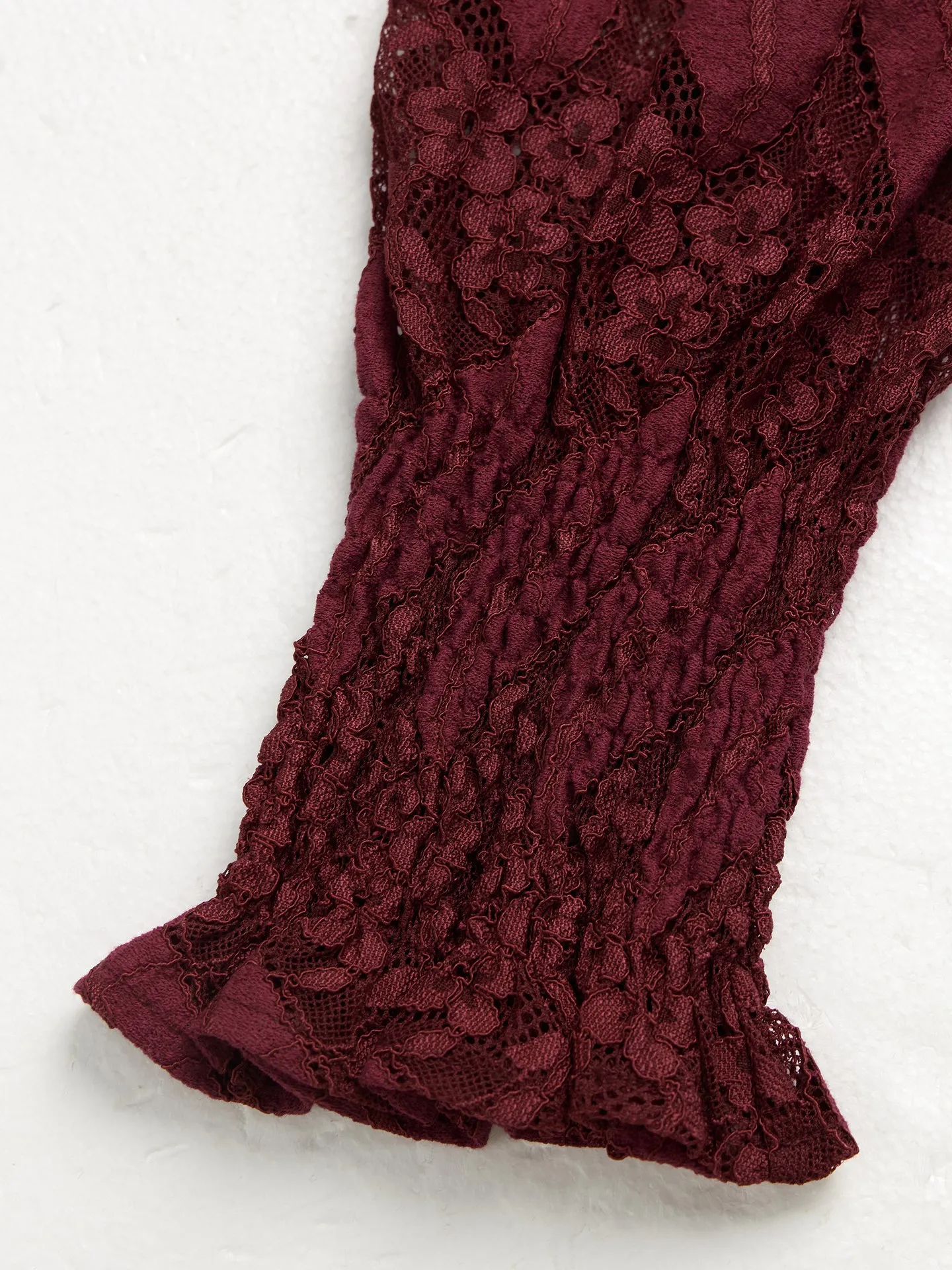 Lace Ruffle Top | Savana | Bestsellers