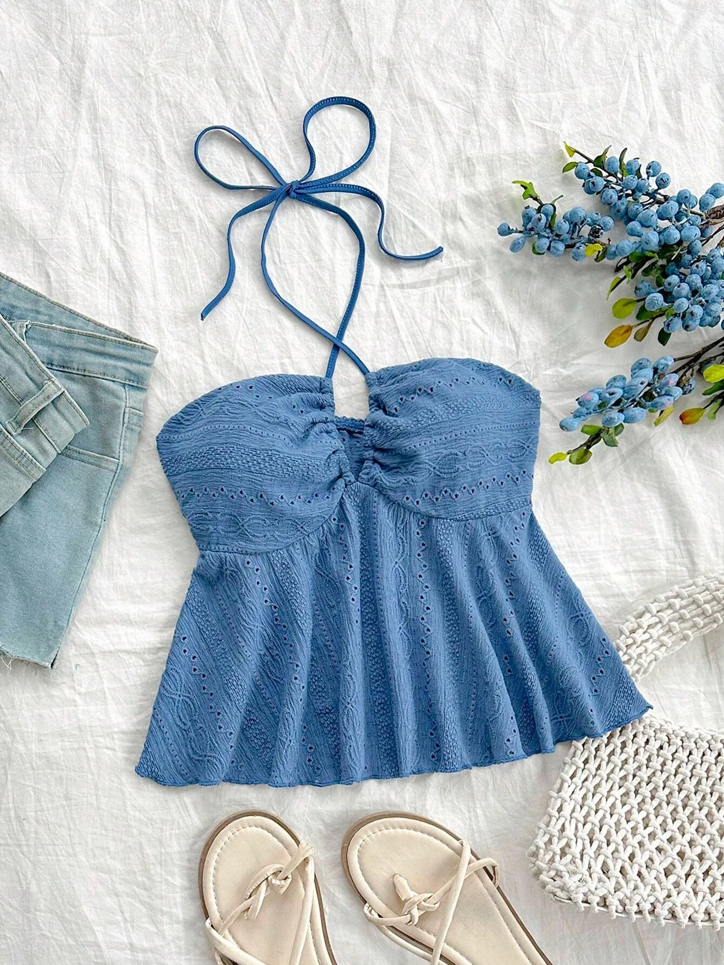 Drawstring Halter Top | Savana | Bestsellers