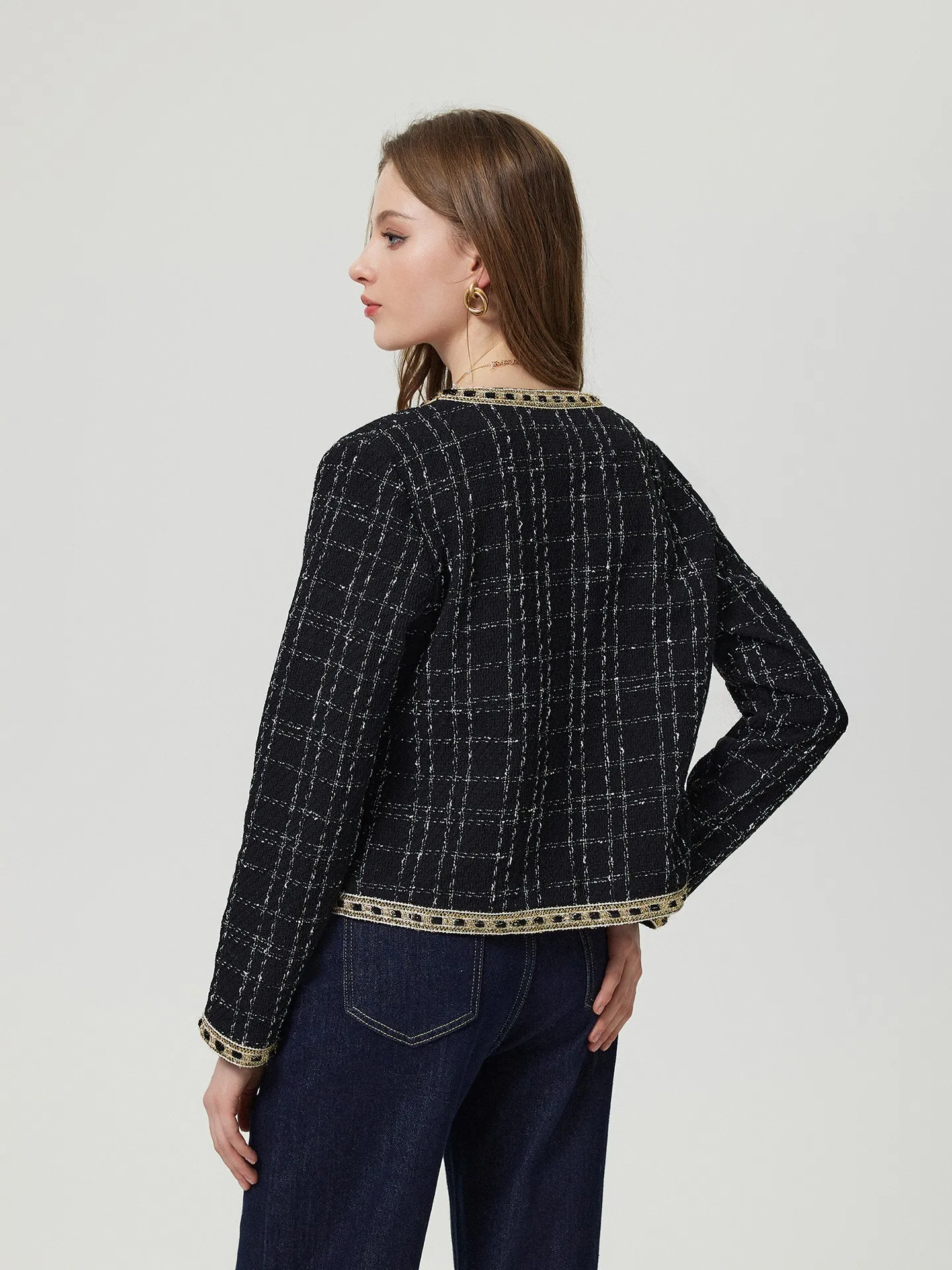 Contrast Stitch Jacket | Savana | Bestsellers