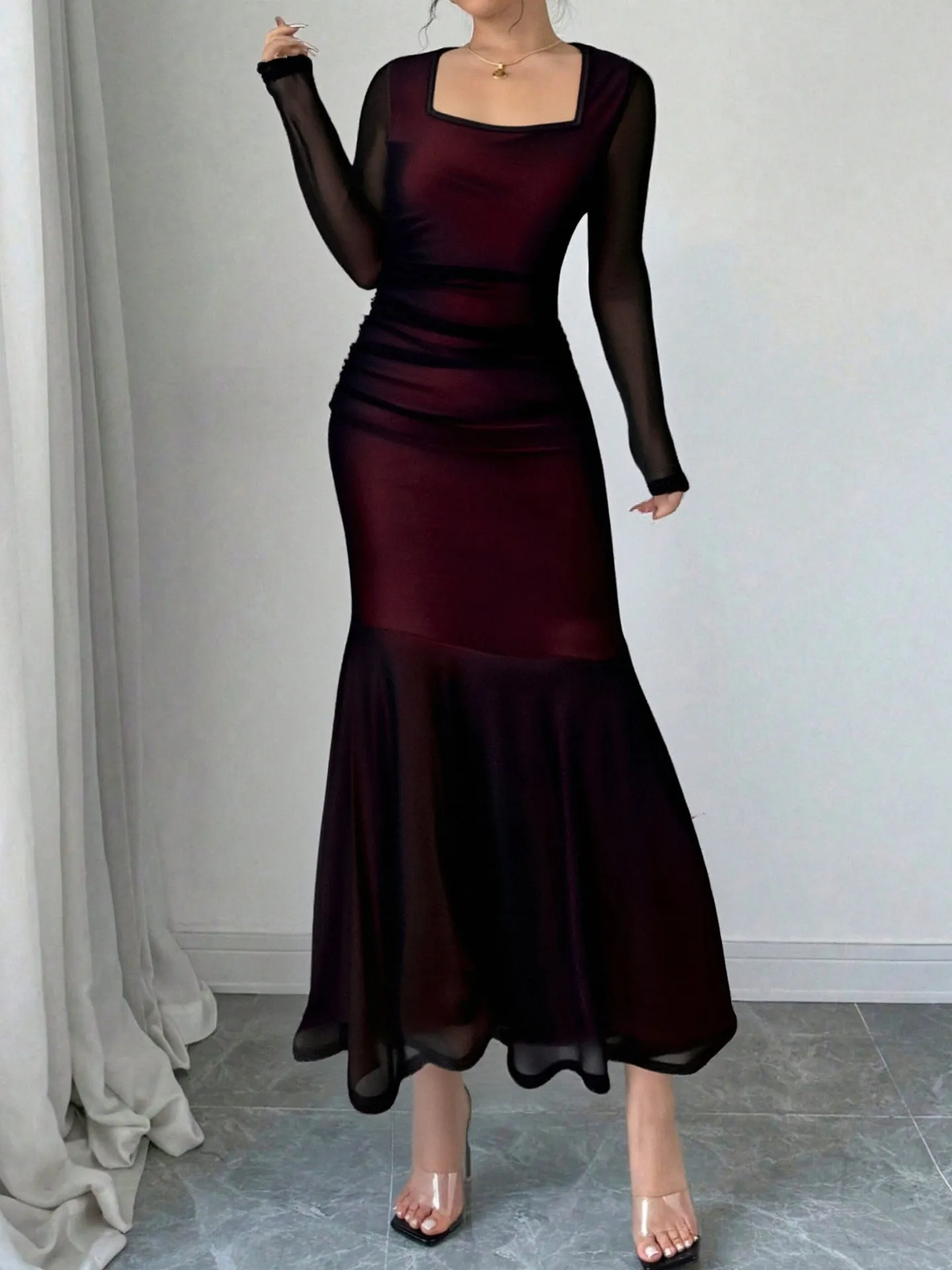 Sheer Bodycon Dress | Savana | Bestsellers