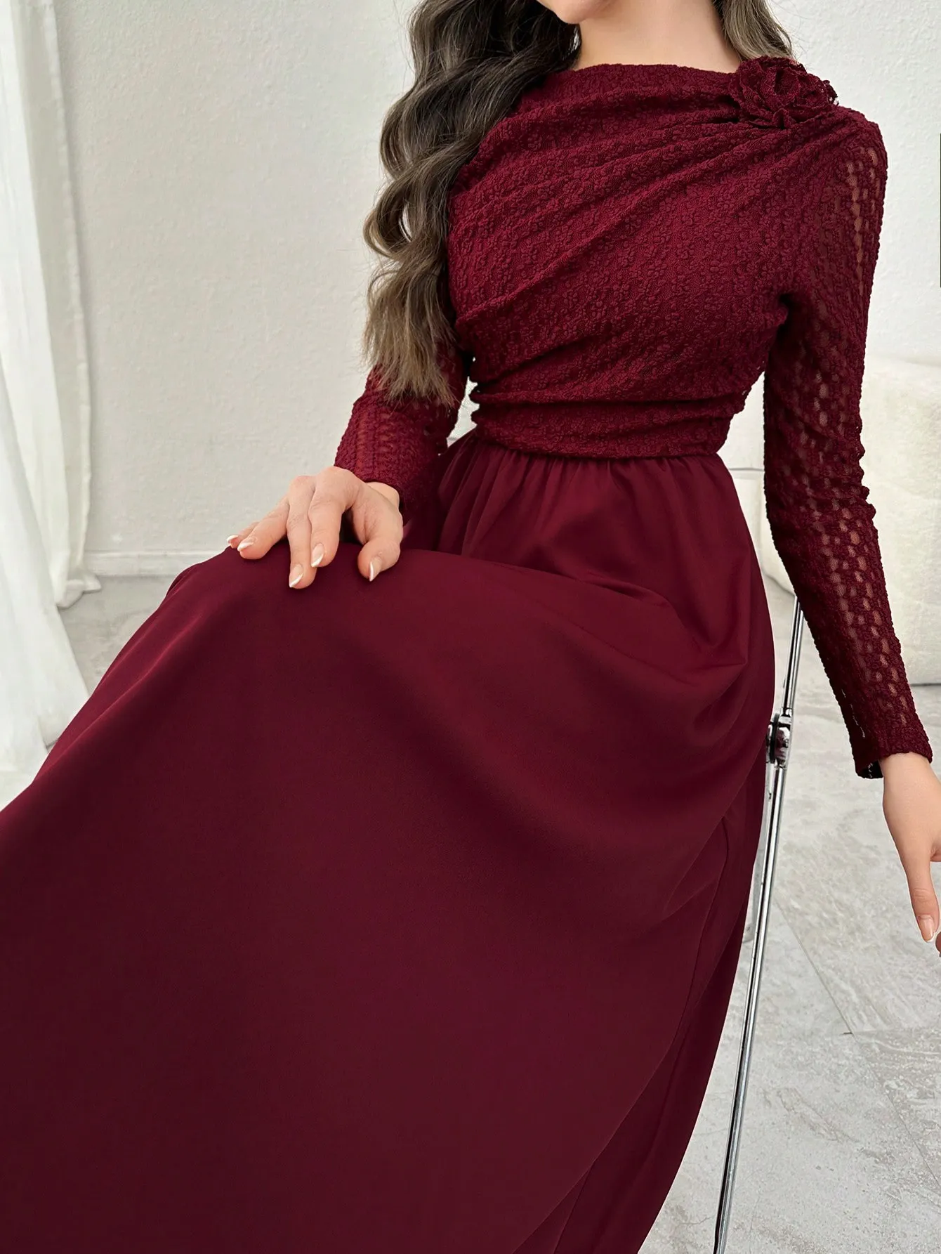 Sheer A-Line Dress | Savana | Bestsellers