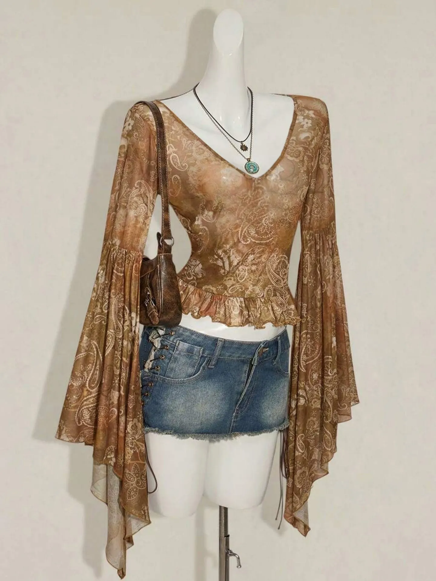 Bohemian Mesh Top | Savana | Bestsellers