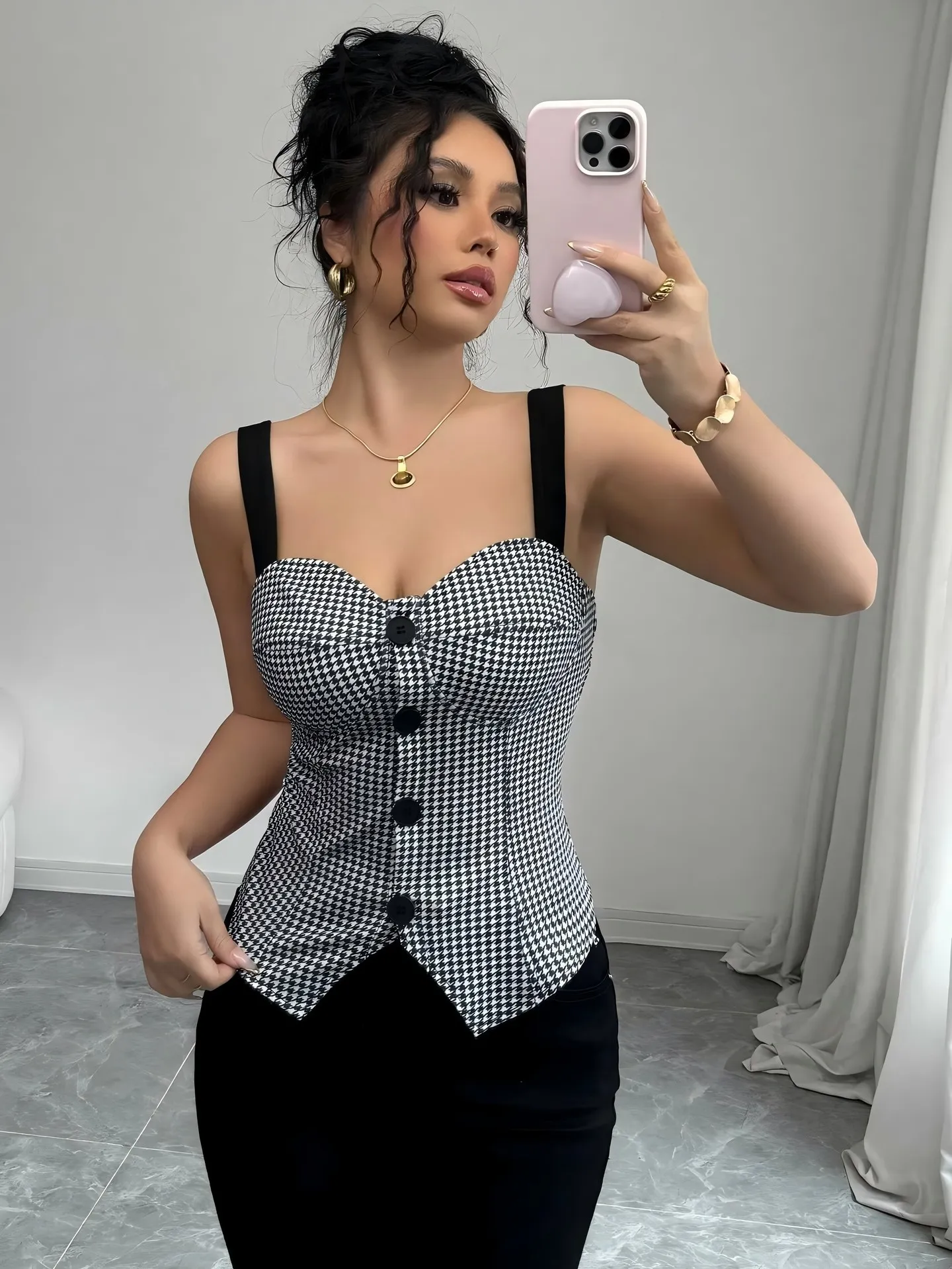 Buttoned Tank Top | Savana | Bestsellers