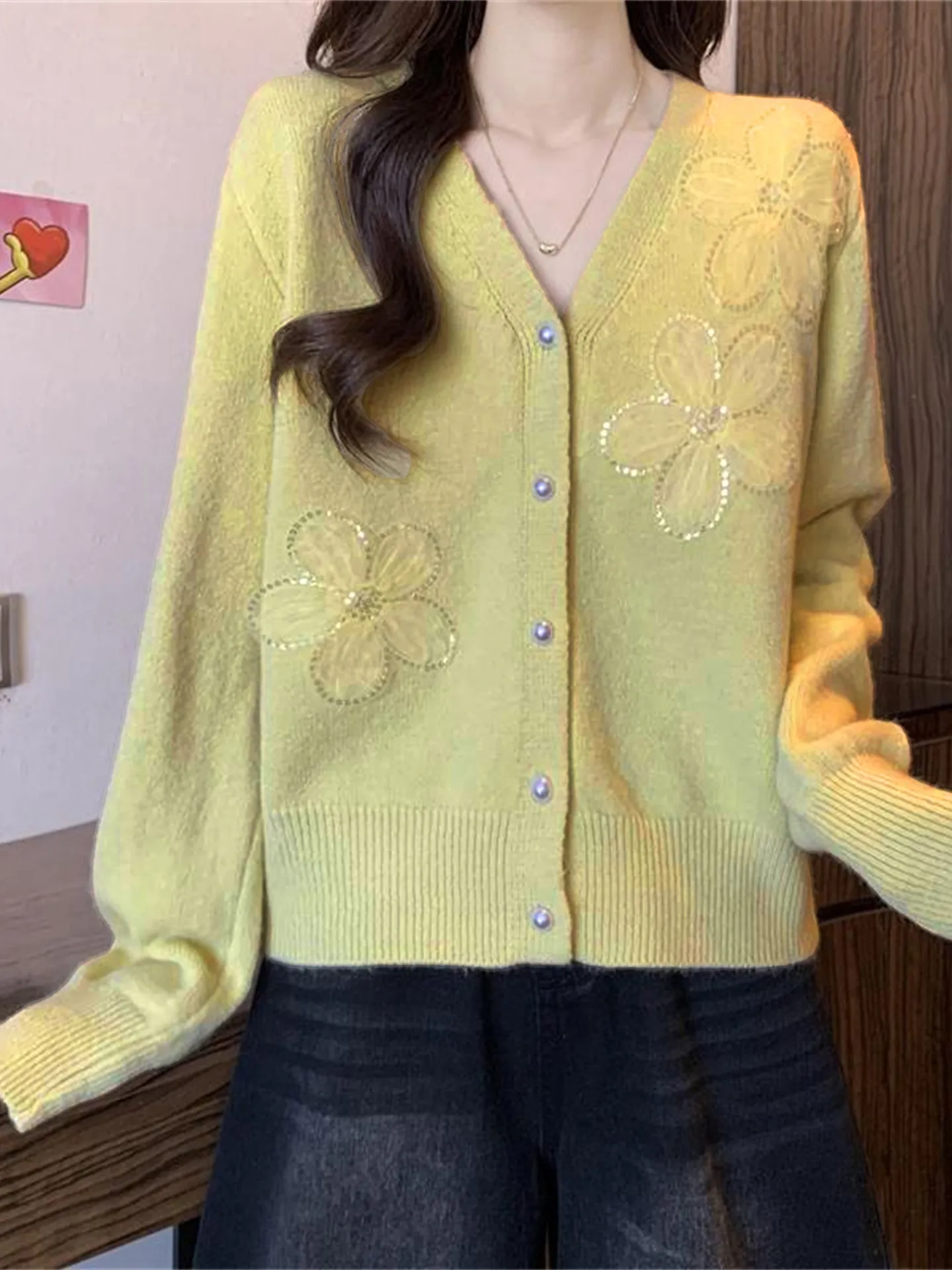 3D Floral Knit Cardigan | Savana | Bestsellers