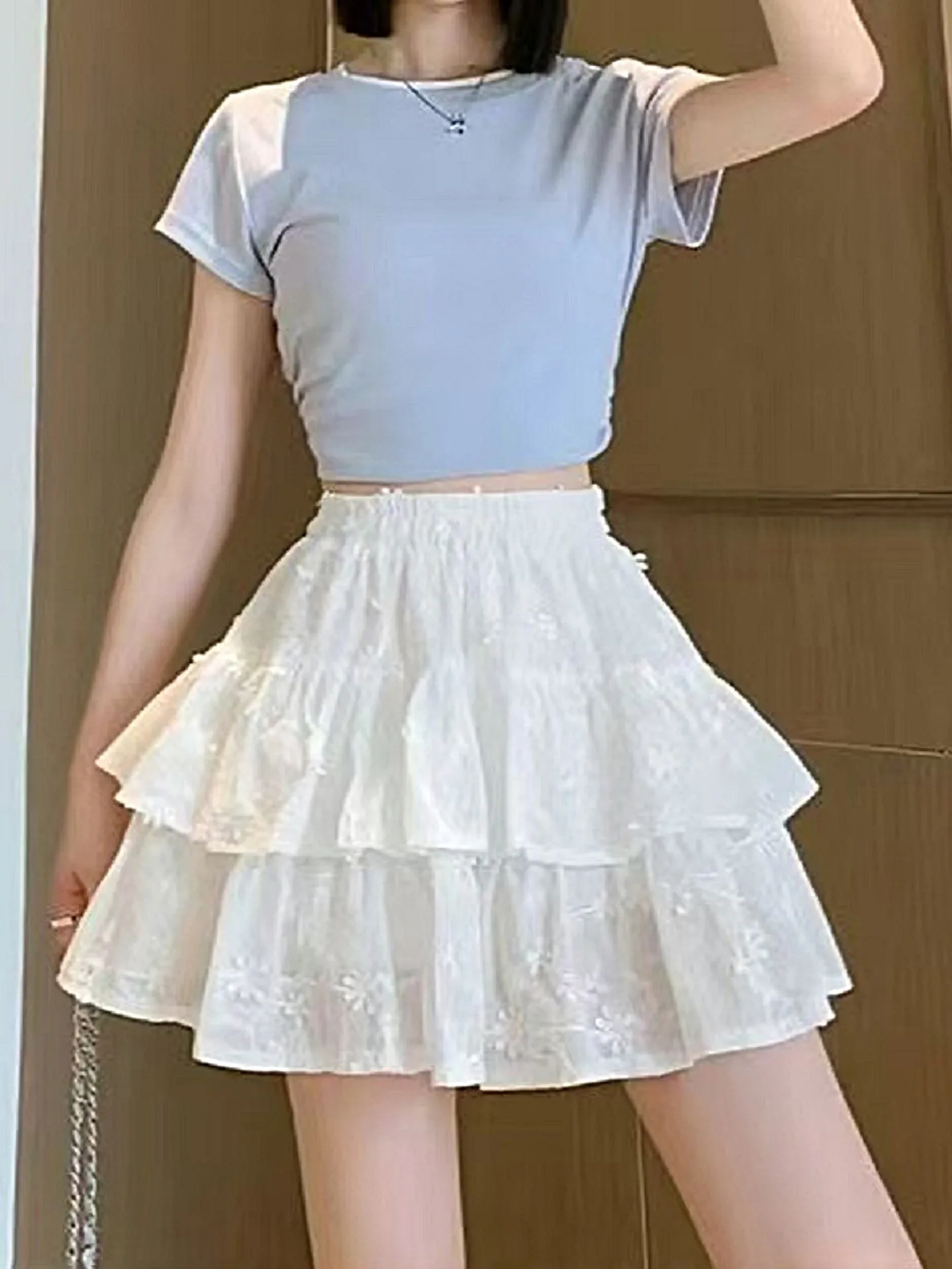 Applique Layered/Tiered Skirt | Savana | Bestsellers