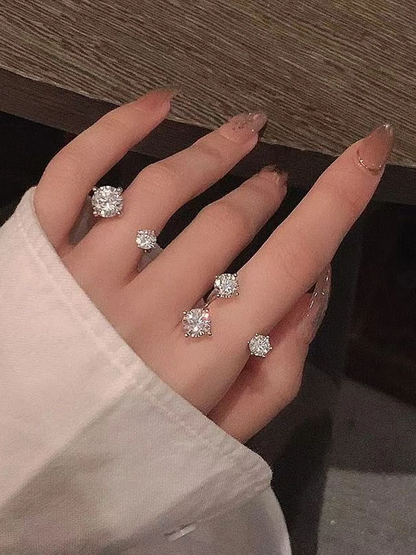 Rhinestone Ring Set | Savana | Bestsellers