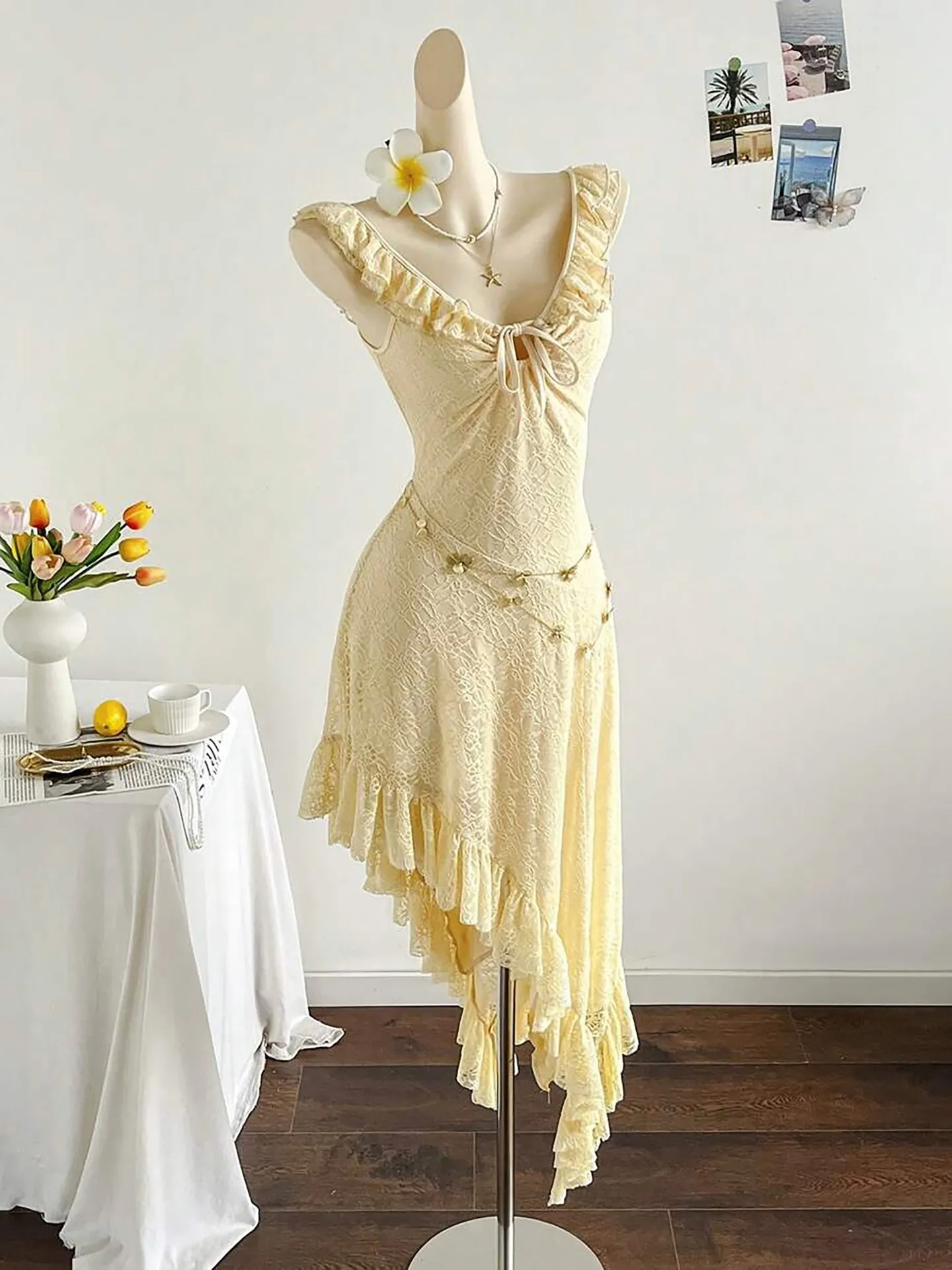 Ruffle A-Line Dress | Savana | Bestsellers