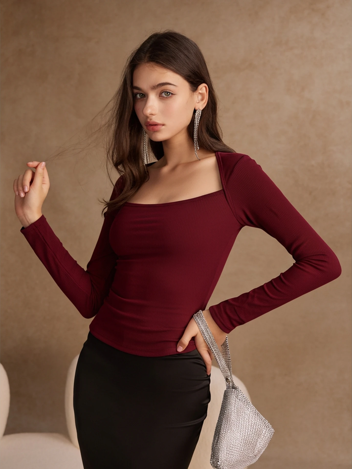 Basic Long Sleeve Top | Savana | Bestsellers