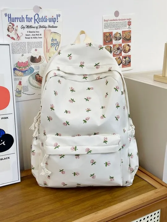 Bow Print School Backpack | Savana | Bestsellers