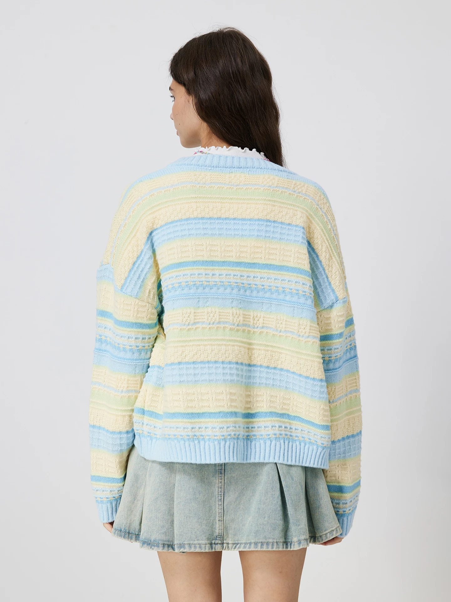 Colour Block Knit Cardigan | Savana | Bestsellers