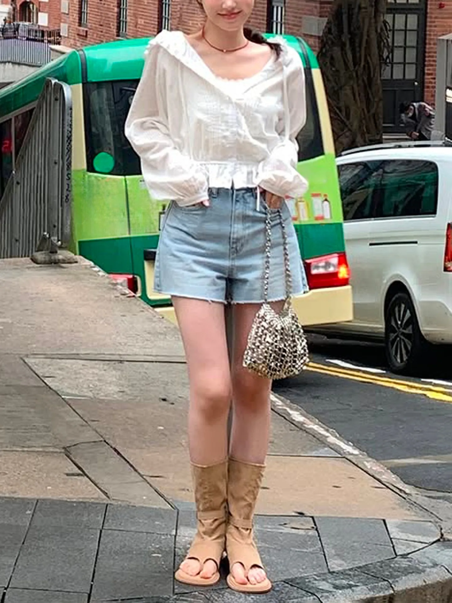 Drawstring Windbreaker Jacket | Savana | Bestsellers