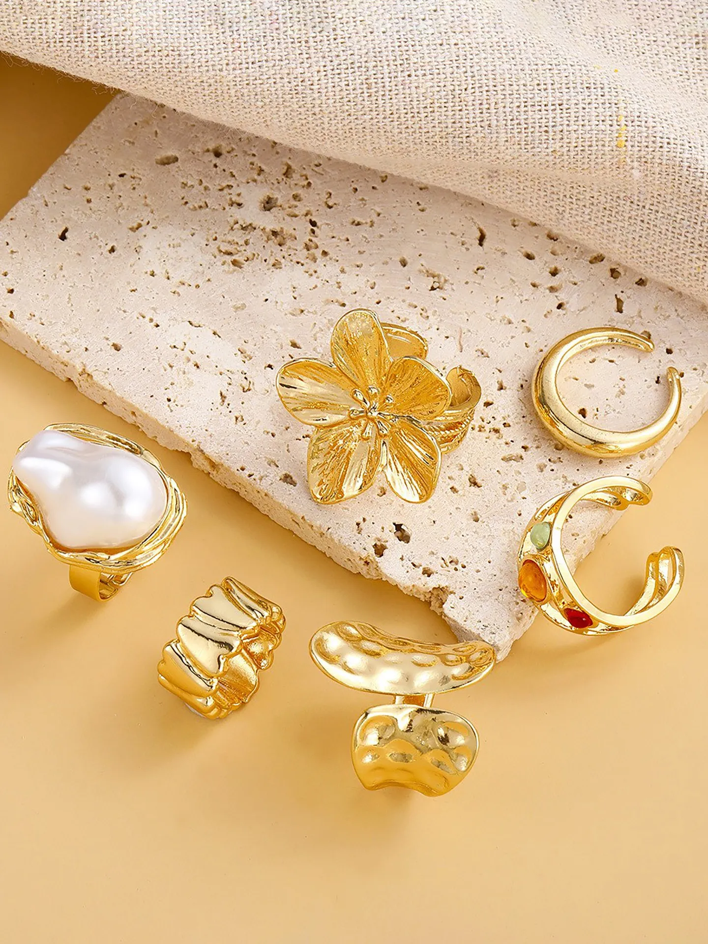 Flowers Ring Set | Savana | Bestsellers