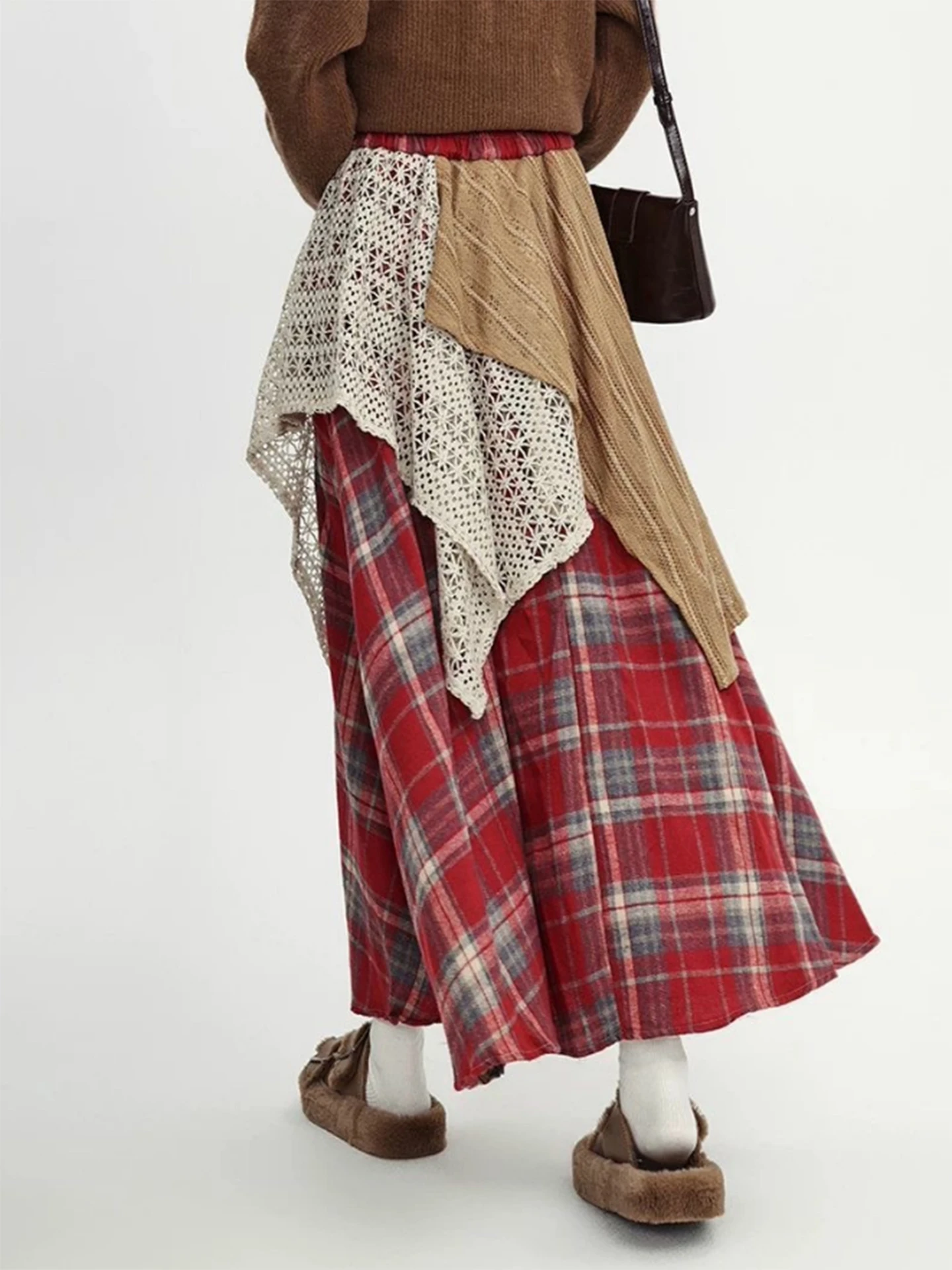 Patchwork A-Line Skirt | Savana | Bestsellers
