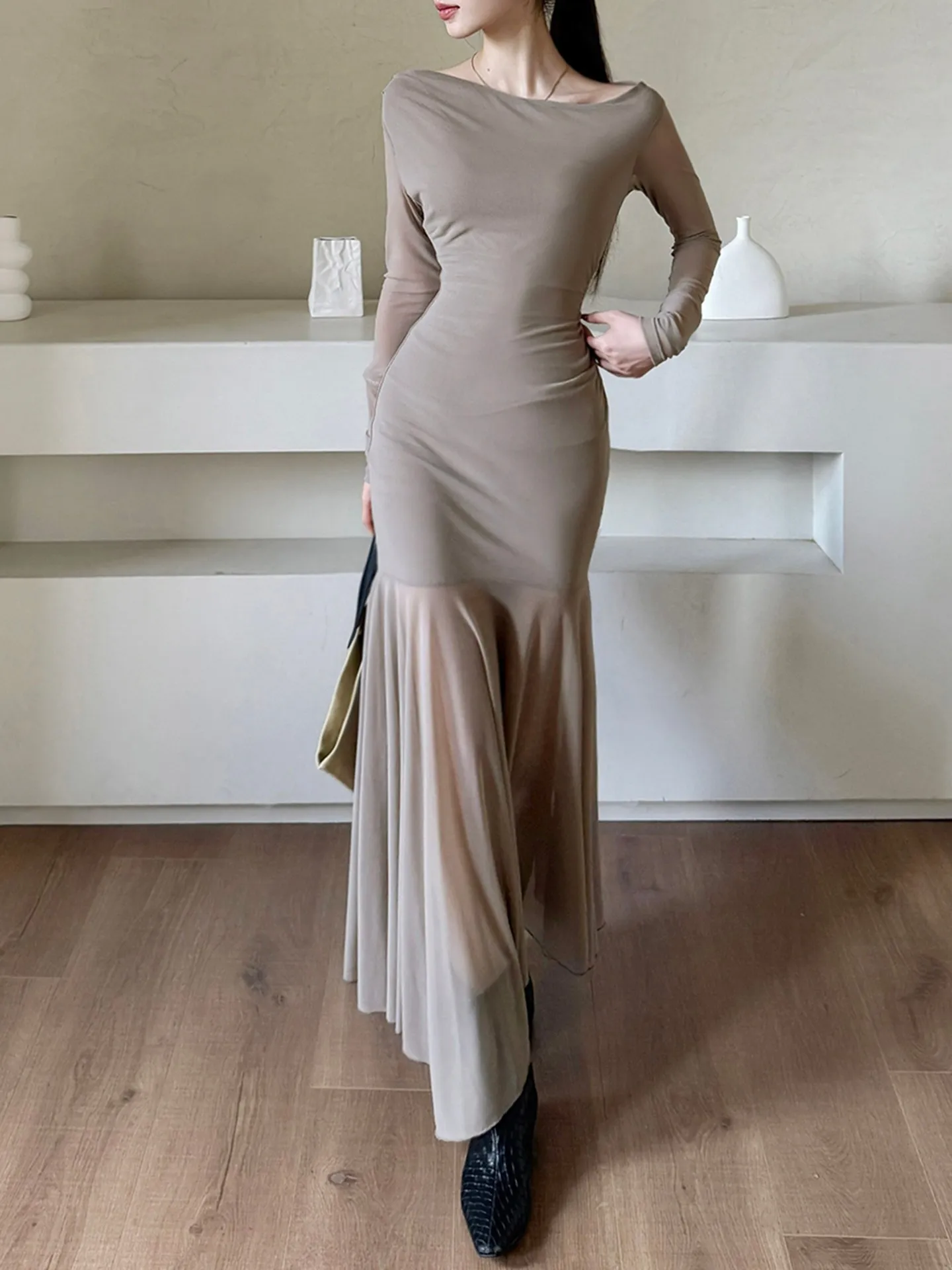 Sheer Bodycon Dress | Savana | Bestsellers