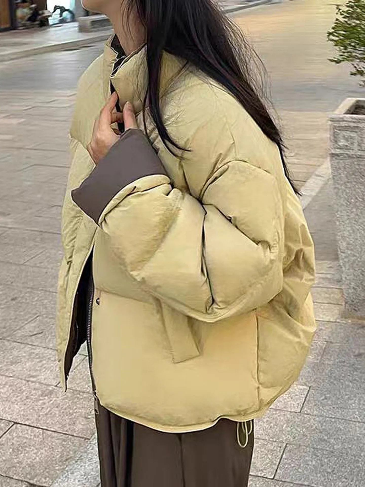 Contrast Puffer Coat | Savana | Bestsellers
