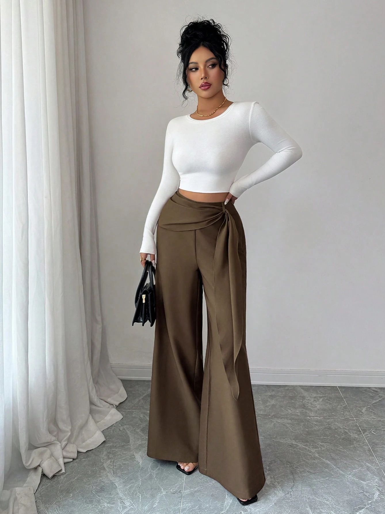 Sash Wide Leg Pants | Savana | Bestsellers