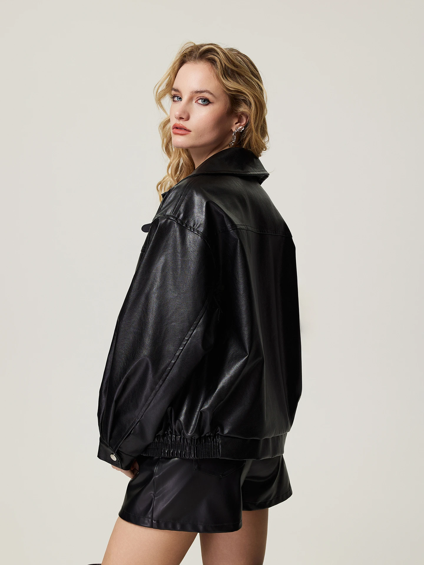 Reversible Faux Leather Jacket | Savana | Bestsellers