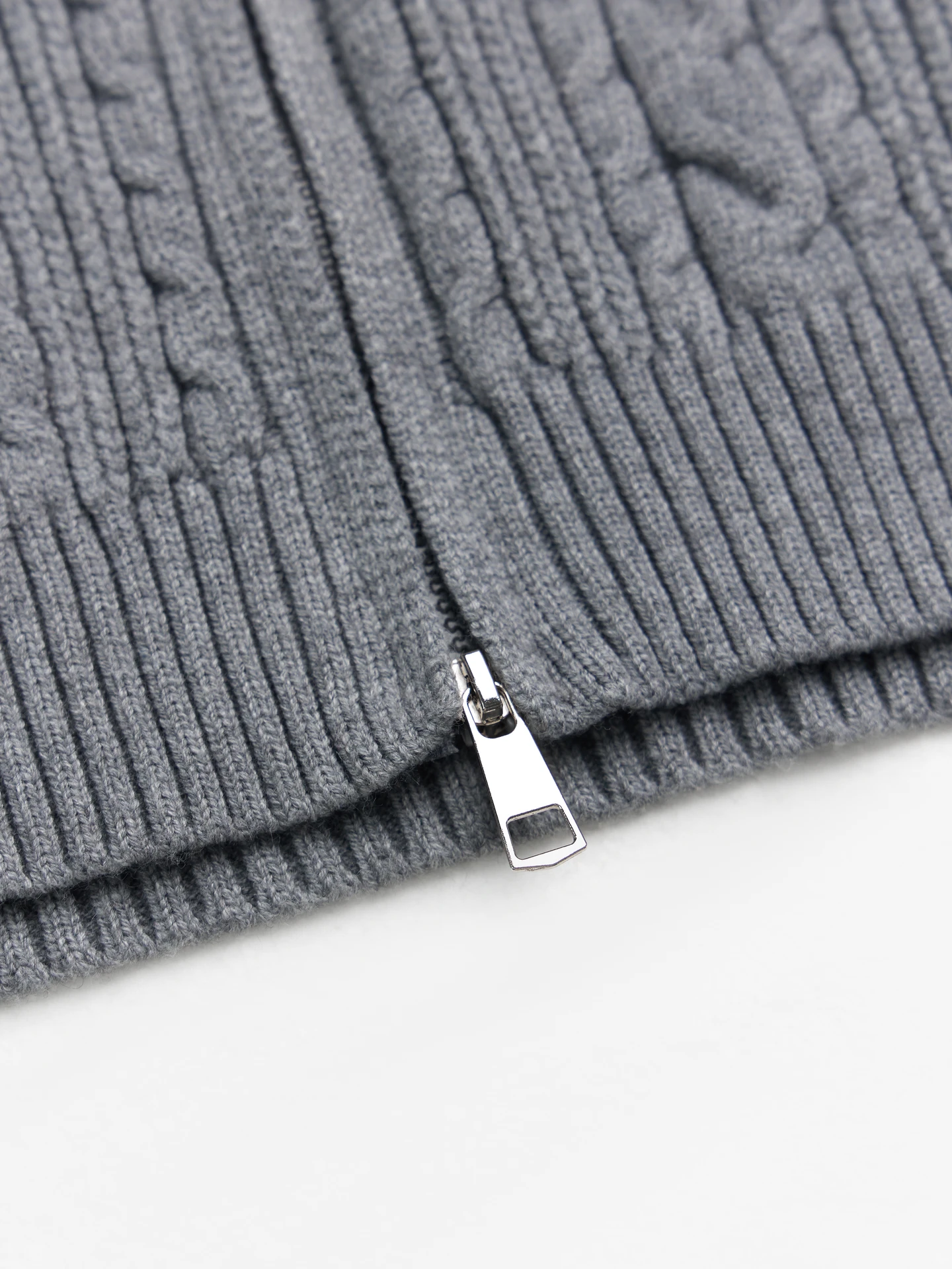 Decorative Zipper Knit Cardigan | Savana | Bestsellers