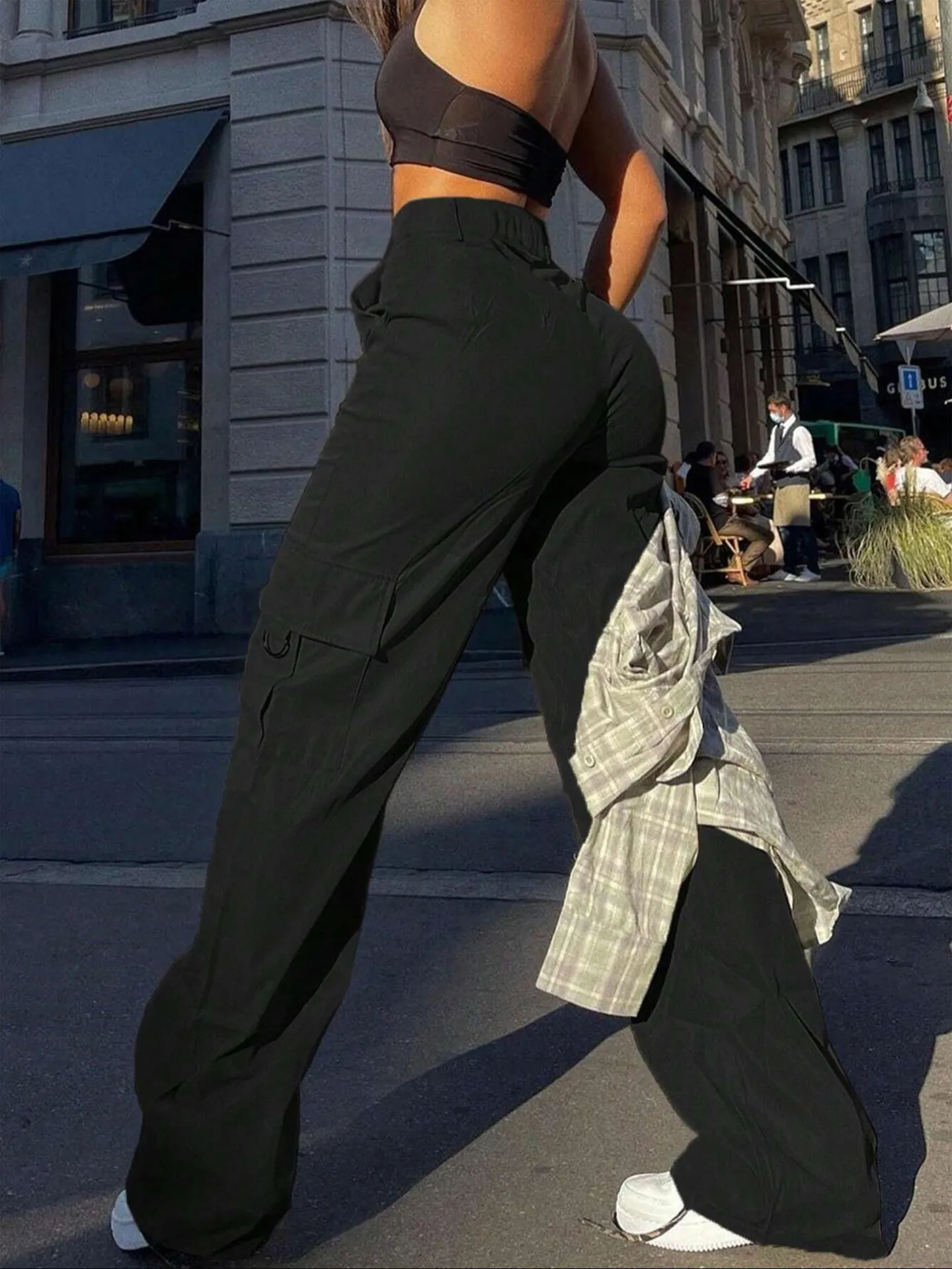 Pocket Straight Leg Pants | Savana | Bestsellers