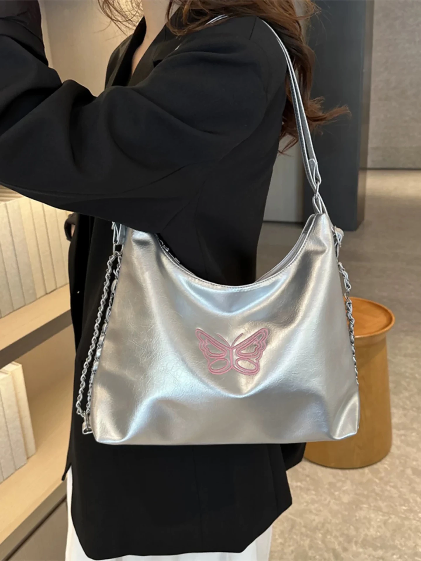 Butterfly Bucket Shoulder Bag | Savana | Bestsellers