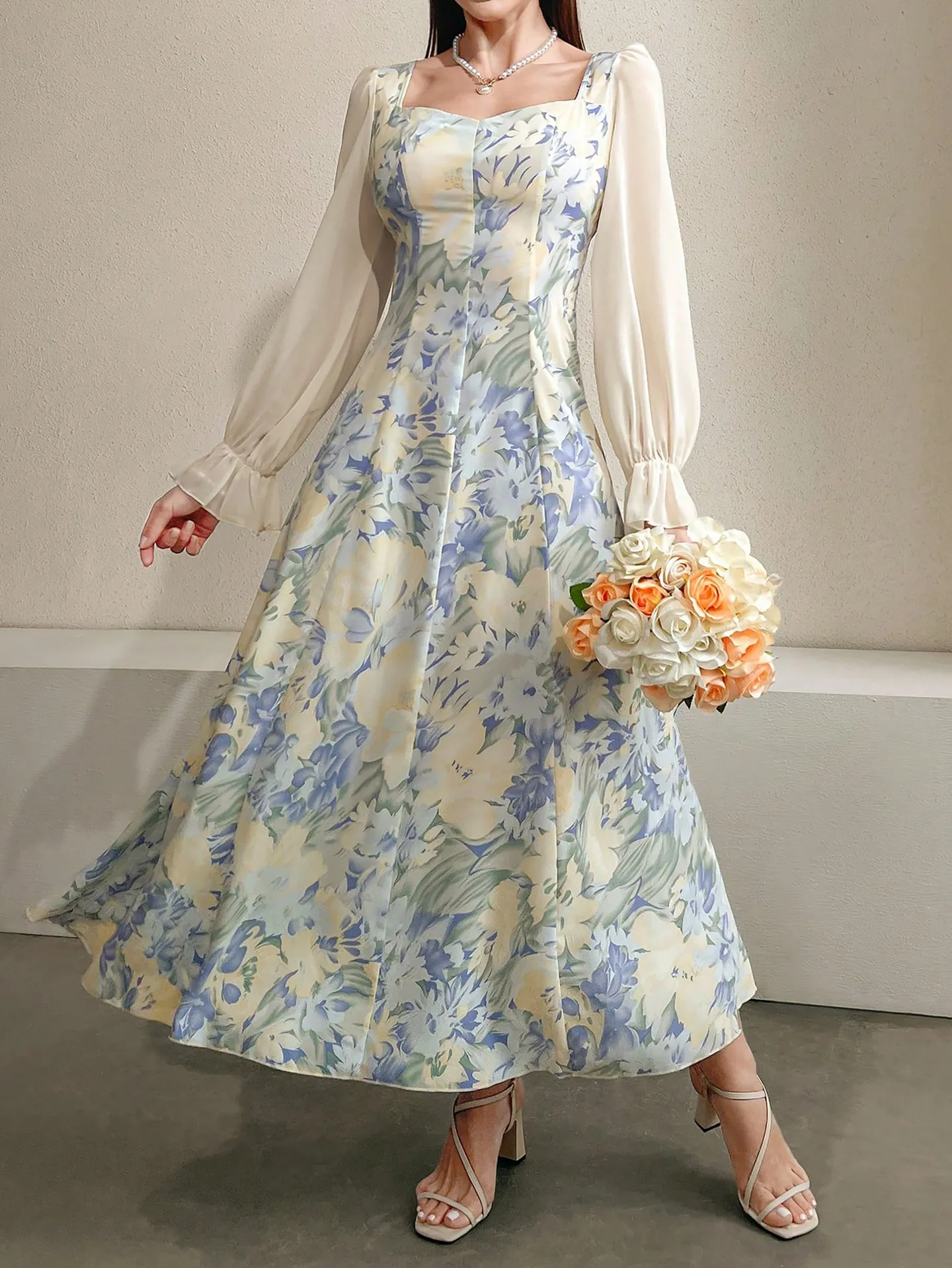 Printed A-Line Dress | Savana | Bestsellers