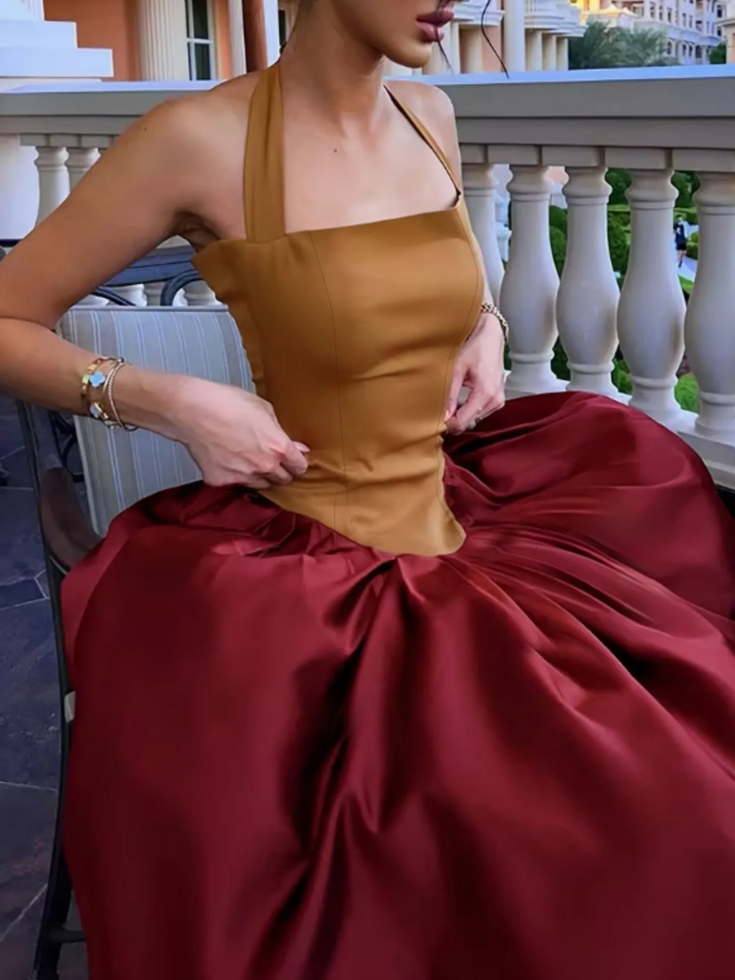 Contrast A-Line Dress | Savana | Bestsellers