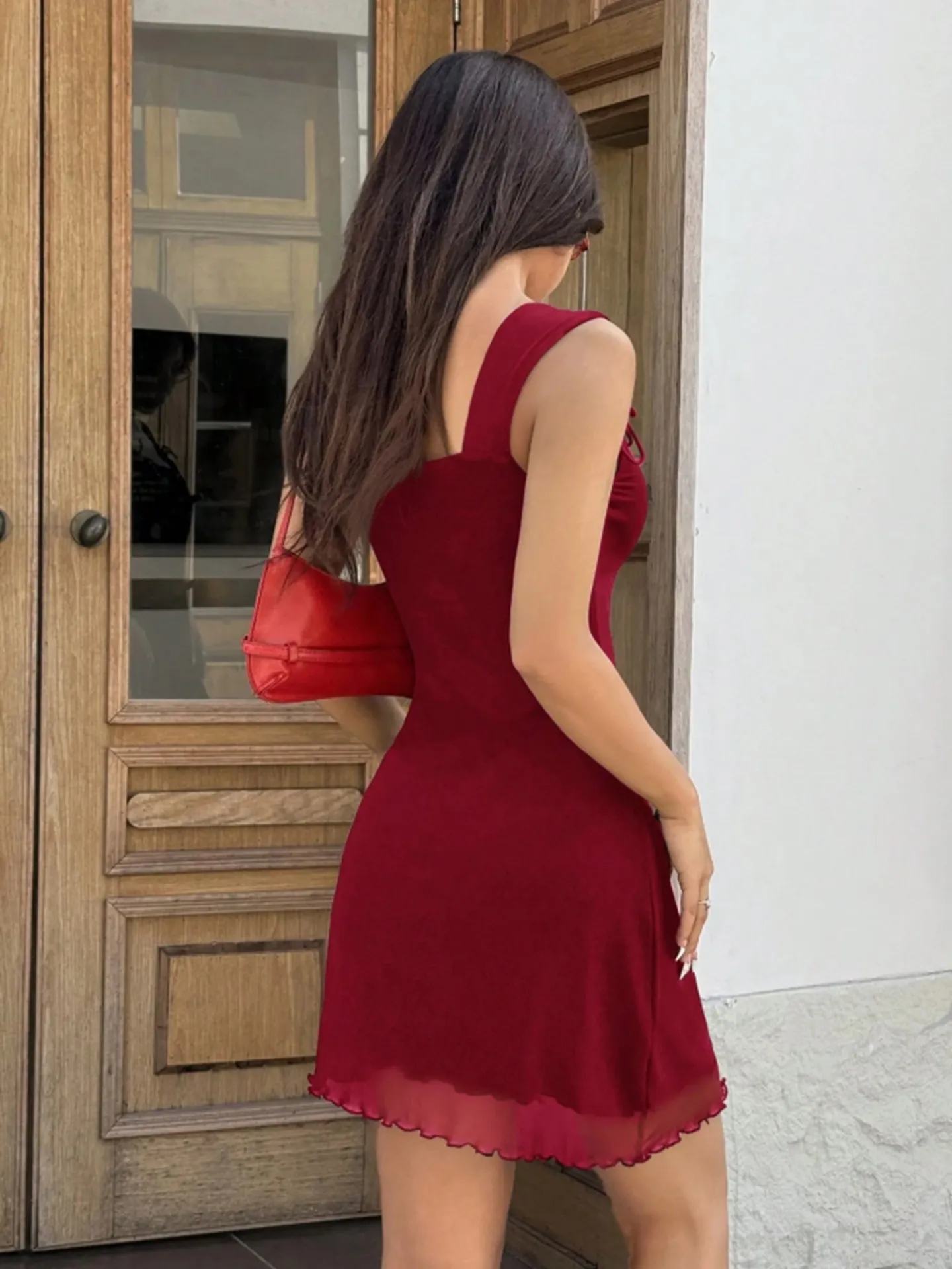 Sexy A-Line Sleeveless Bow Knee-Lengthed dress | Savana | Bestsellers