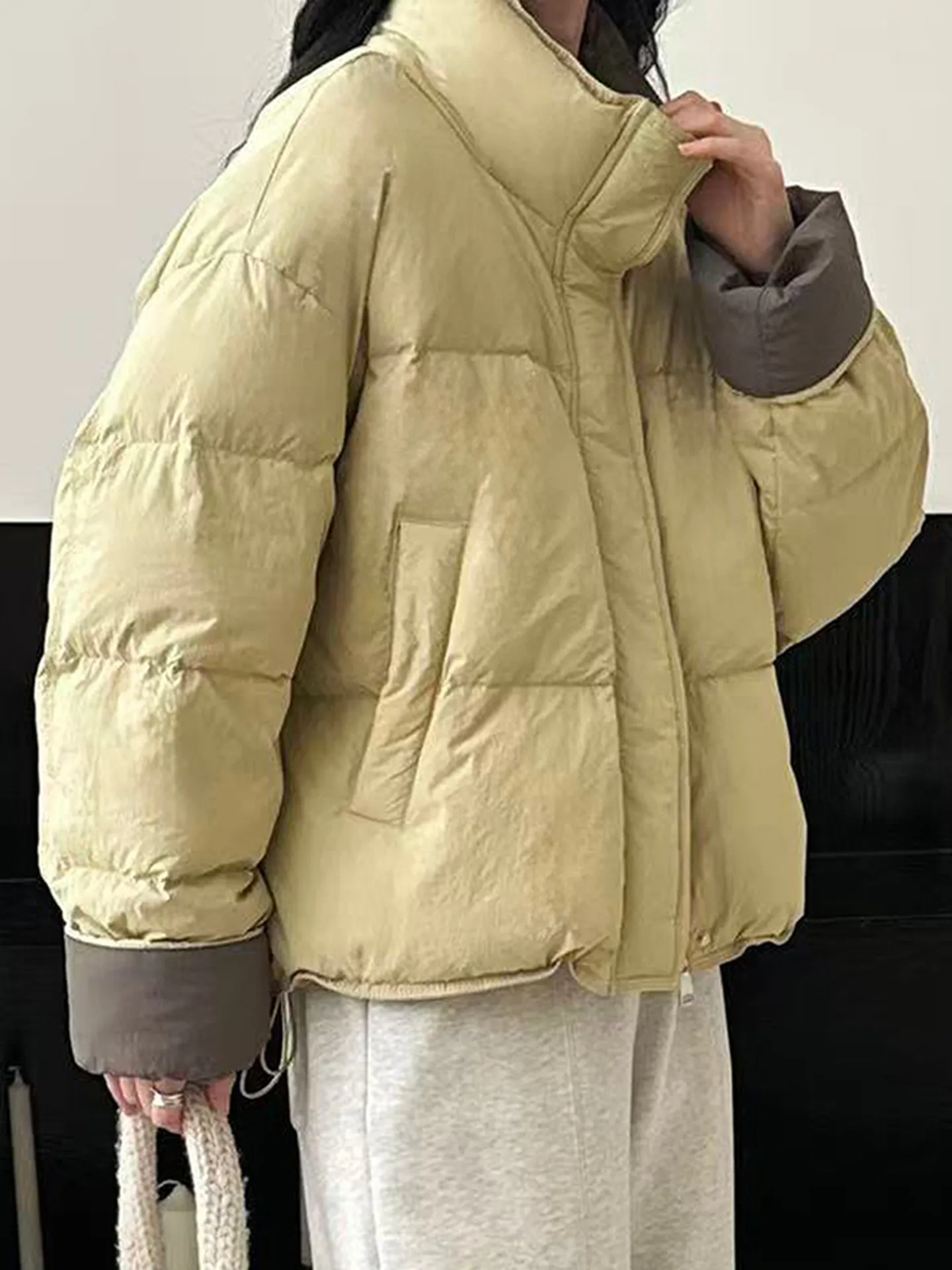 Contrast Puffer Coat | Savana | Bestsellers