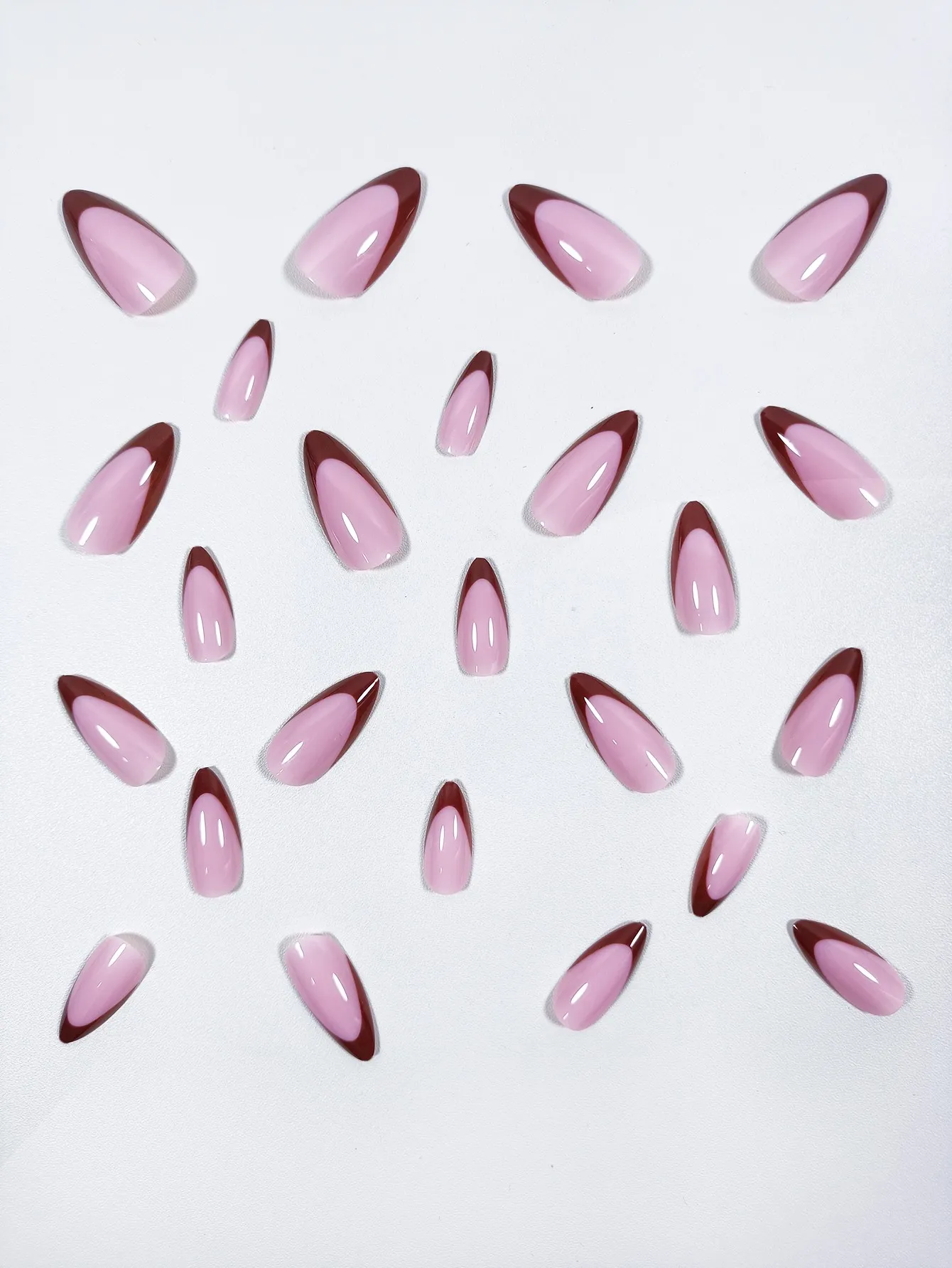 Plum Burgundy Artificial Nails | Savana | Bestsellers