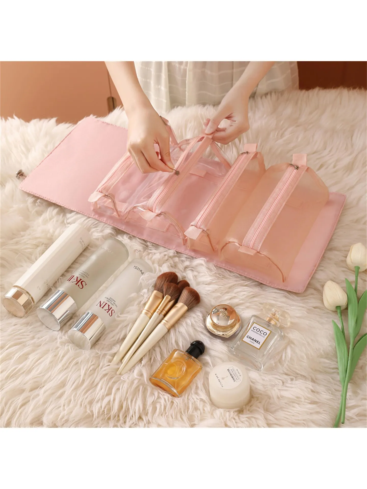 Removable&Multi-layered Makeup Bag | Savana | Bestsellers