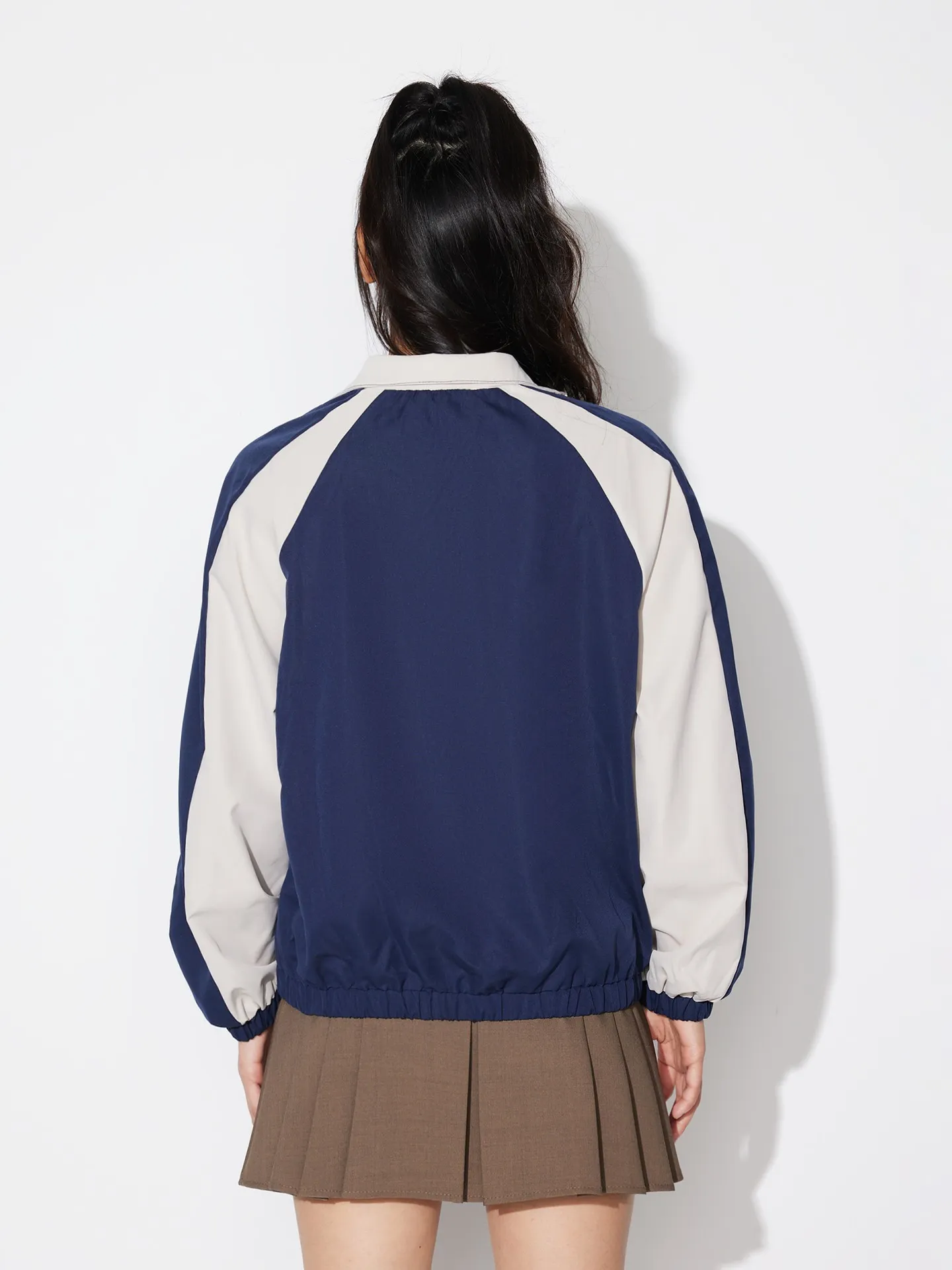 Color Block Windbreaker Jacket | Savana | Bestsellers