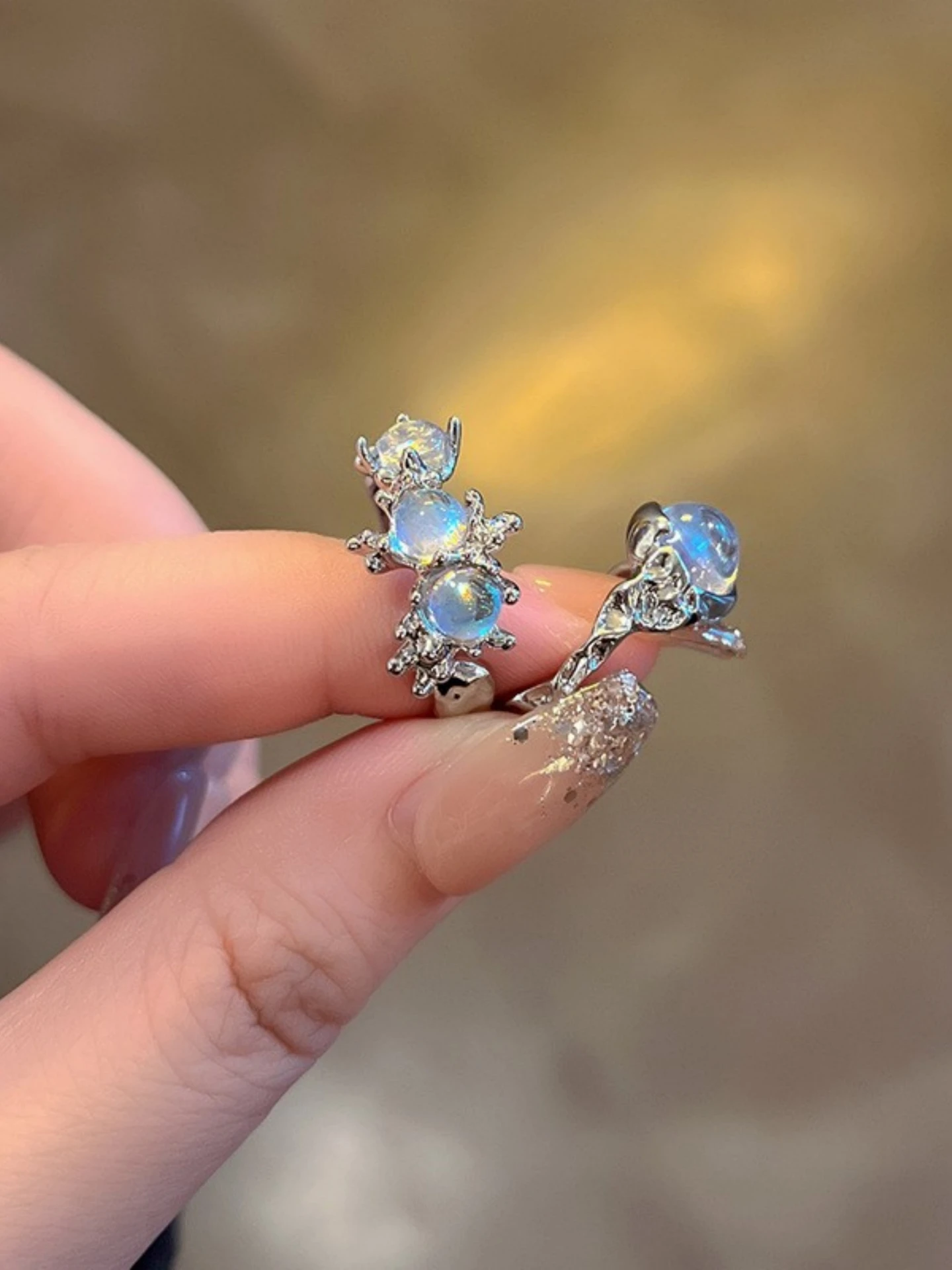 Rhinestone Ring Set | Savana | Bestsellers