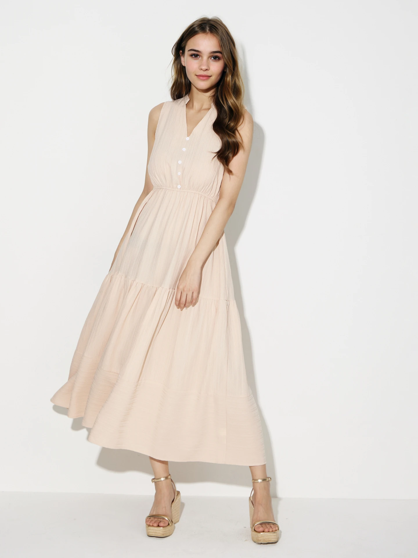 Textures A-Line Maxi Dress | Savana | Bestsellers