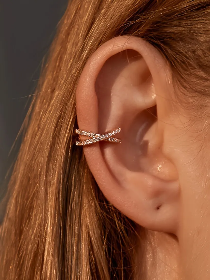 Rhinestone Artificial Jewellery -Ear Cuff | Savana | Bestsellers