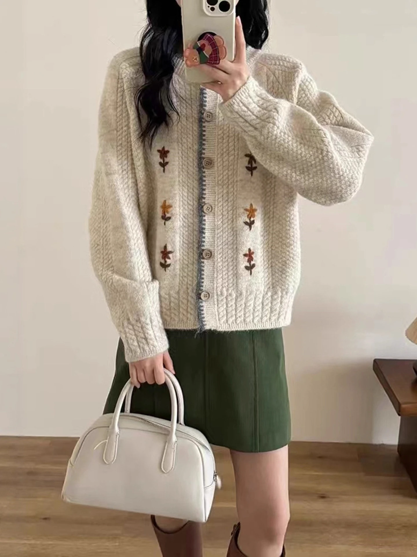 Embroidered Knit Cardigan | Savana | Bestsellers