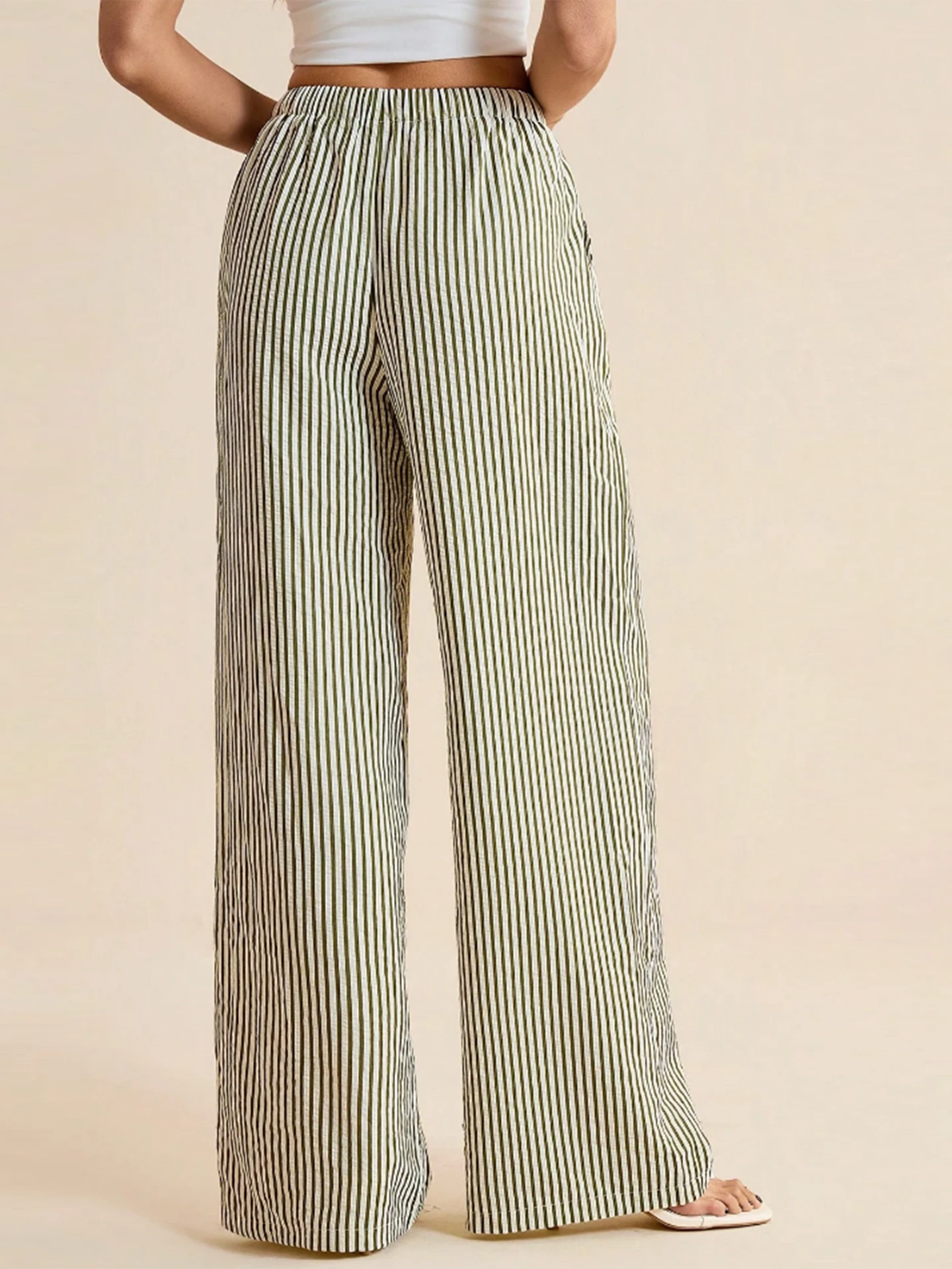 Knotted Straight Leg Pants | Savana | Bestsellers