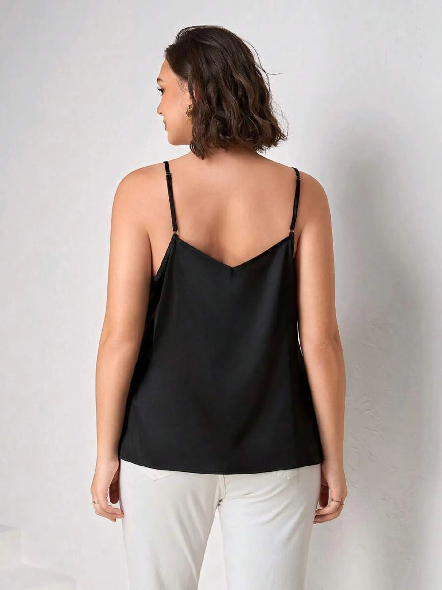 Plus Size Lace-trimmed Cami Top | Savana | Bestsellers