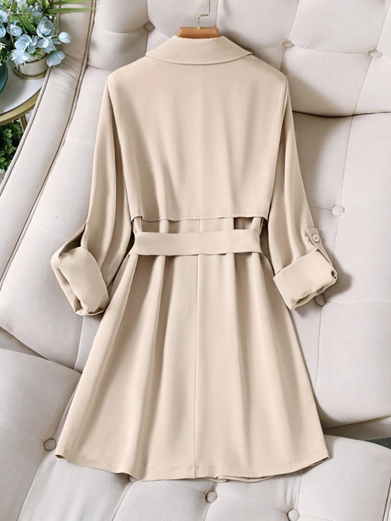 Belted Trench Coat | Savana | Bestsellers