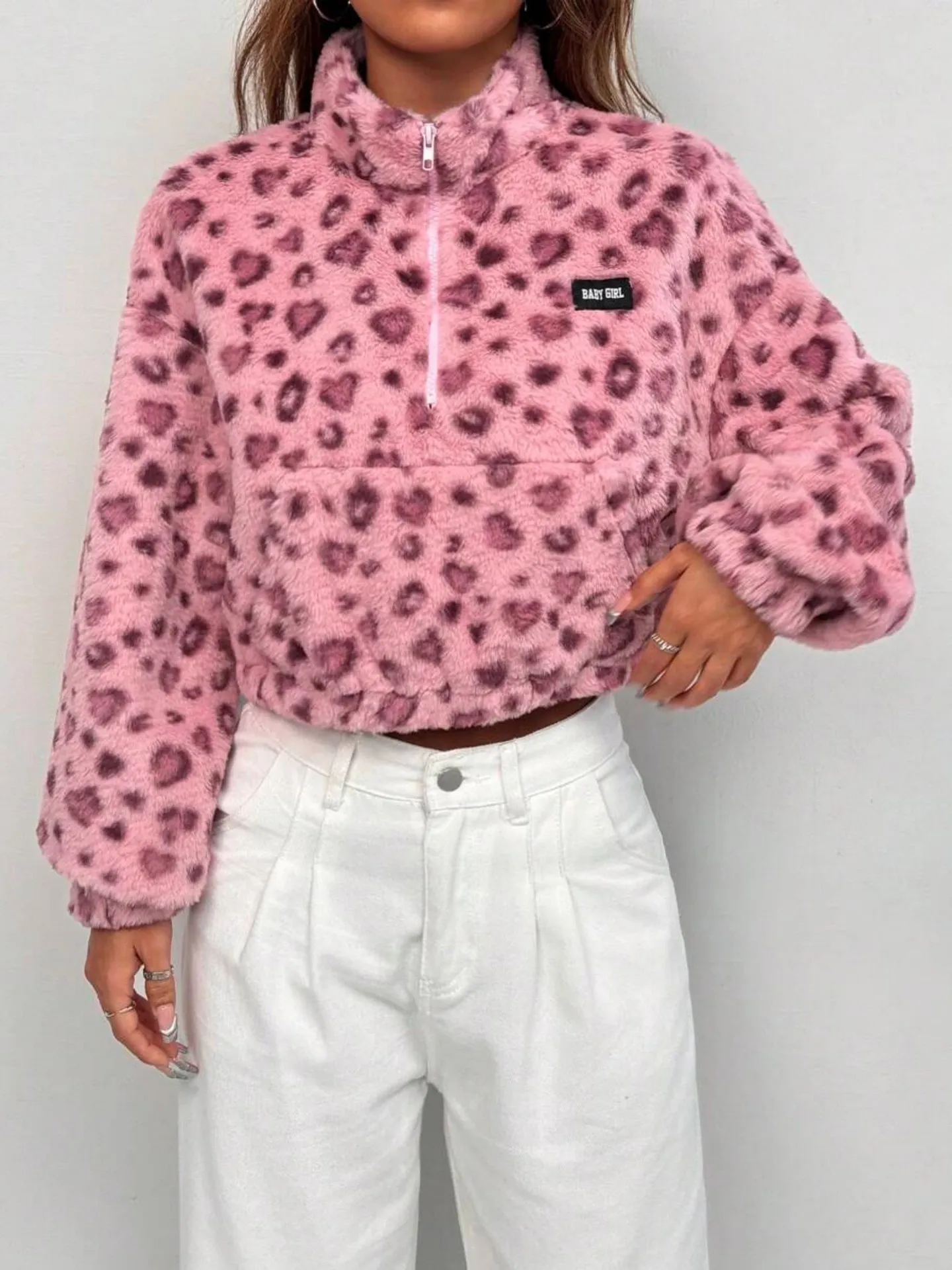 Pocket Half Placket Sweatshirt | Savana | Bestsellers