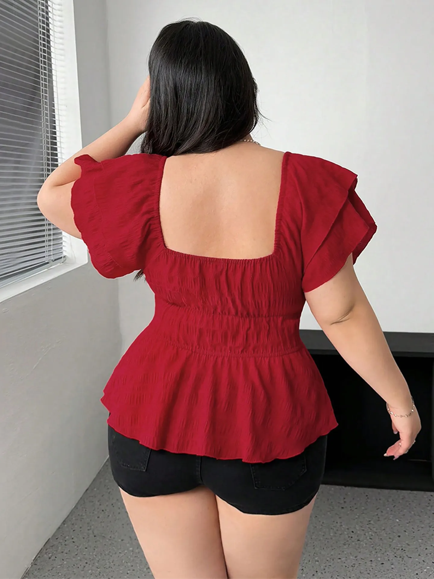 Plus Size Ruffle Top | Savana | Bestsellers