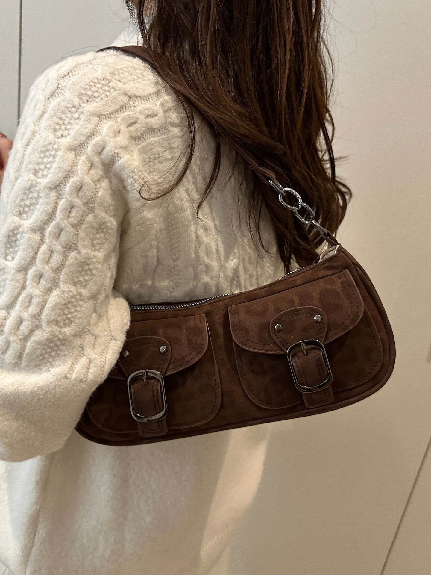 Adjustable Buckle Shoulder Bag | Savana | Bestsellers