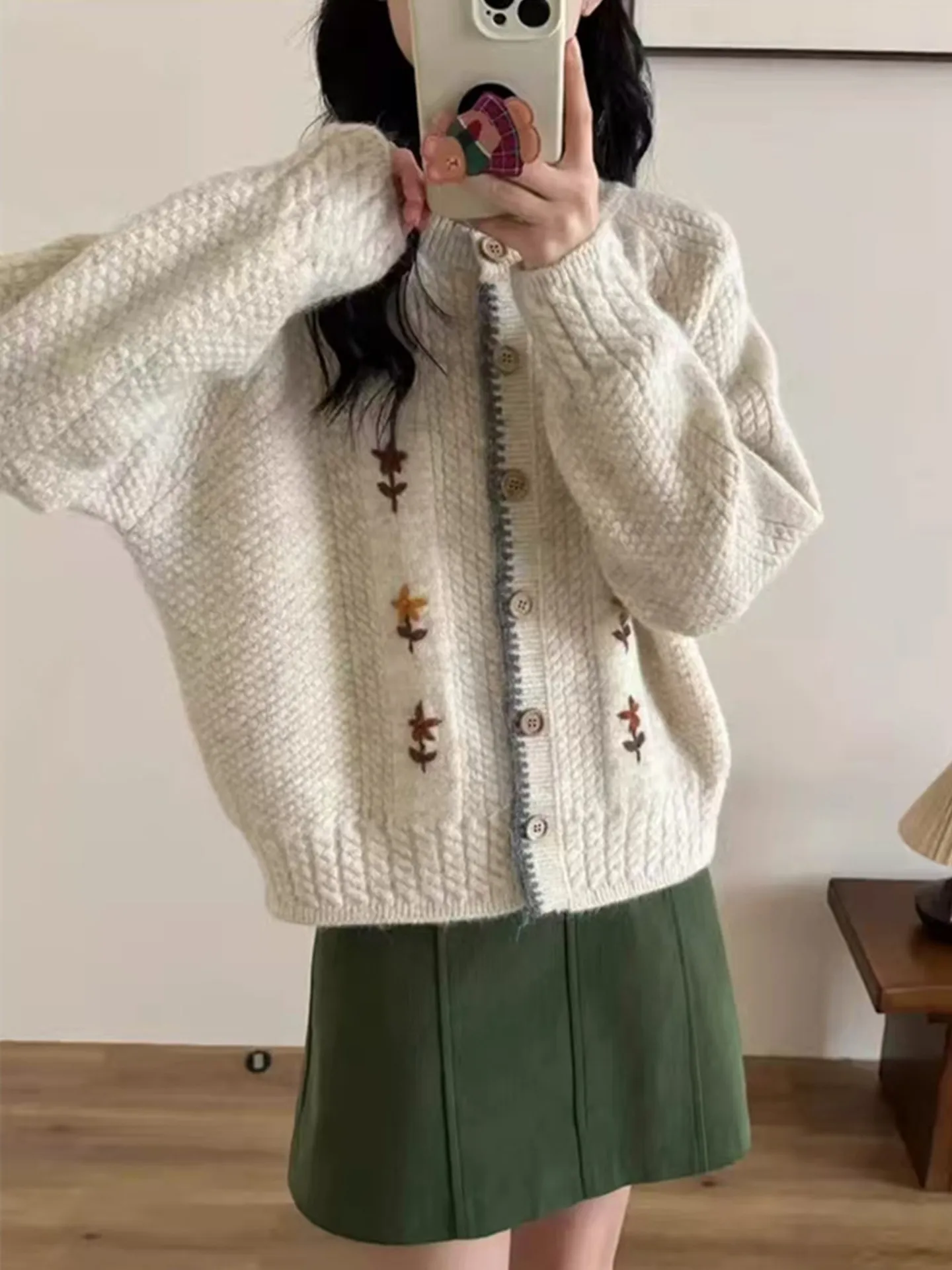 Embroidered Knit Cardigan | Savana | Bestsellers