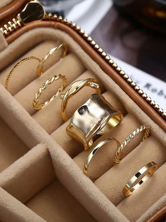 Geometric Ring Set | Savana | Bestsellers