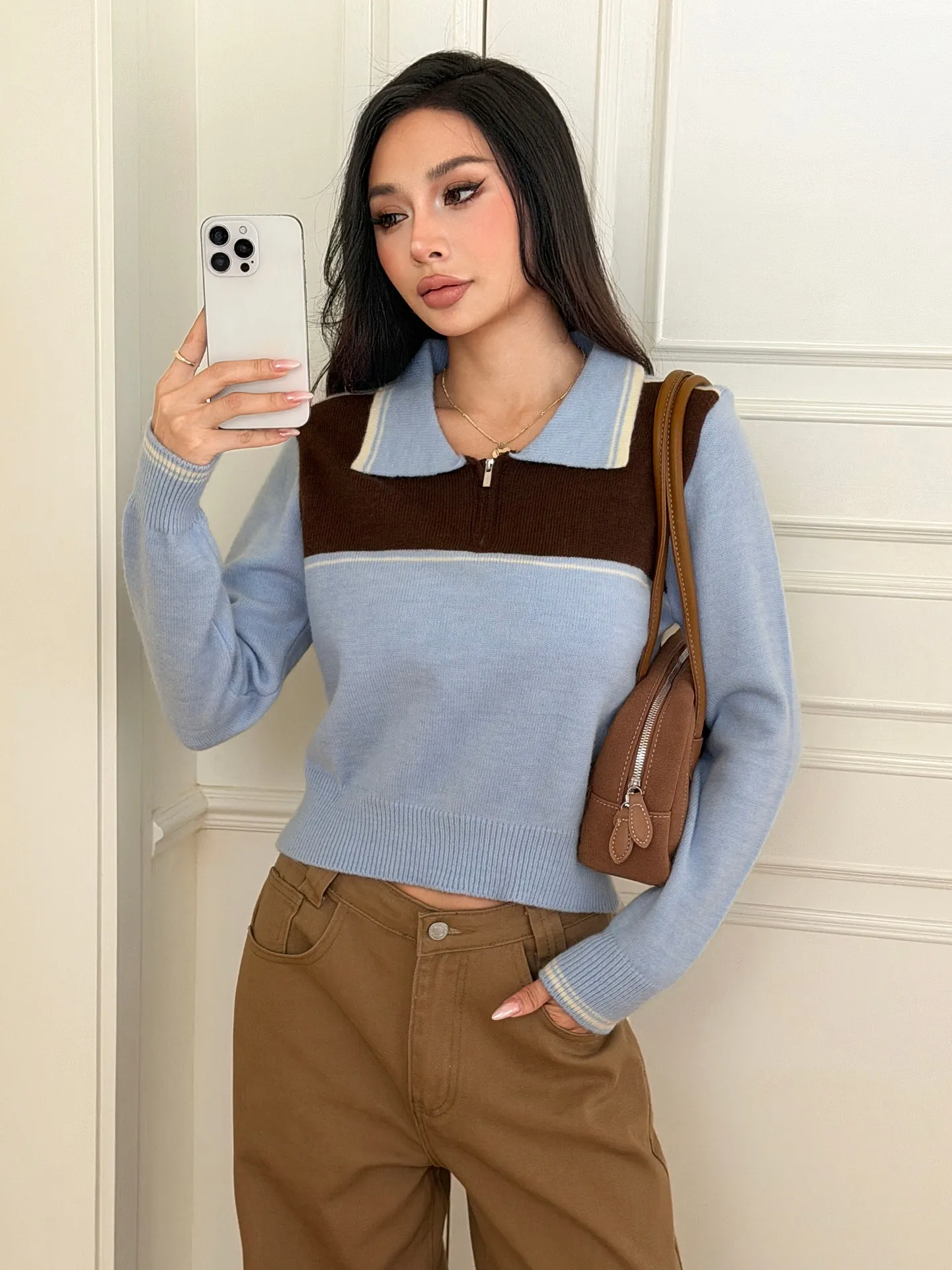 Contrast Knit Pullover | Savana | Bestsellers
