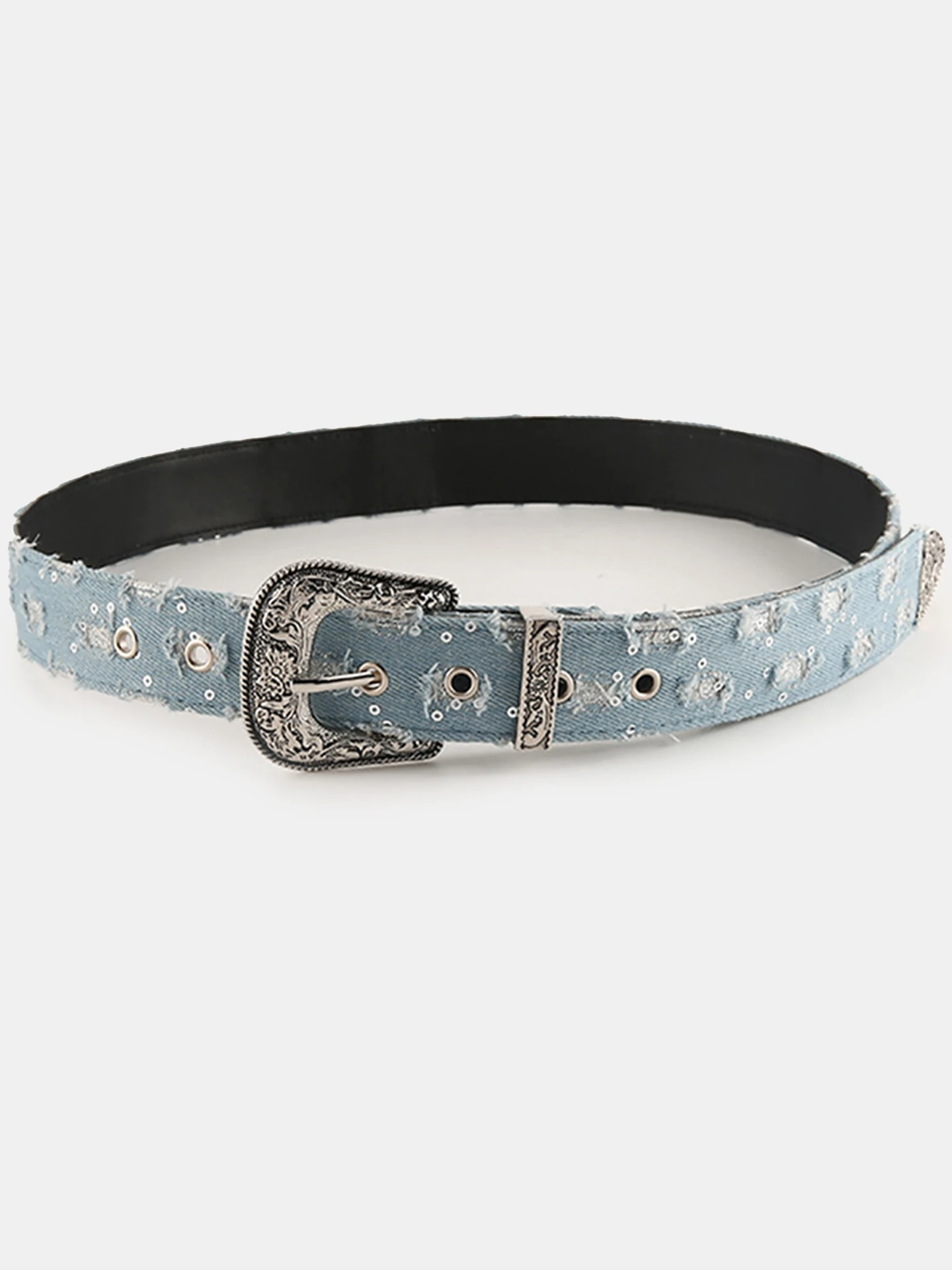 Raw Hem Denim Belt | Savana | Bestsellers