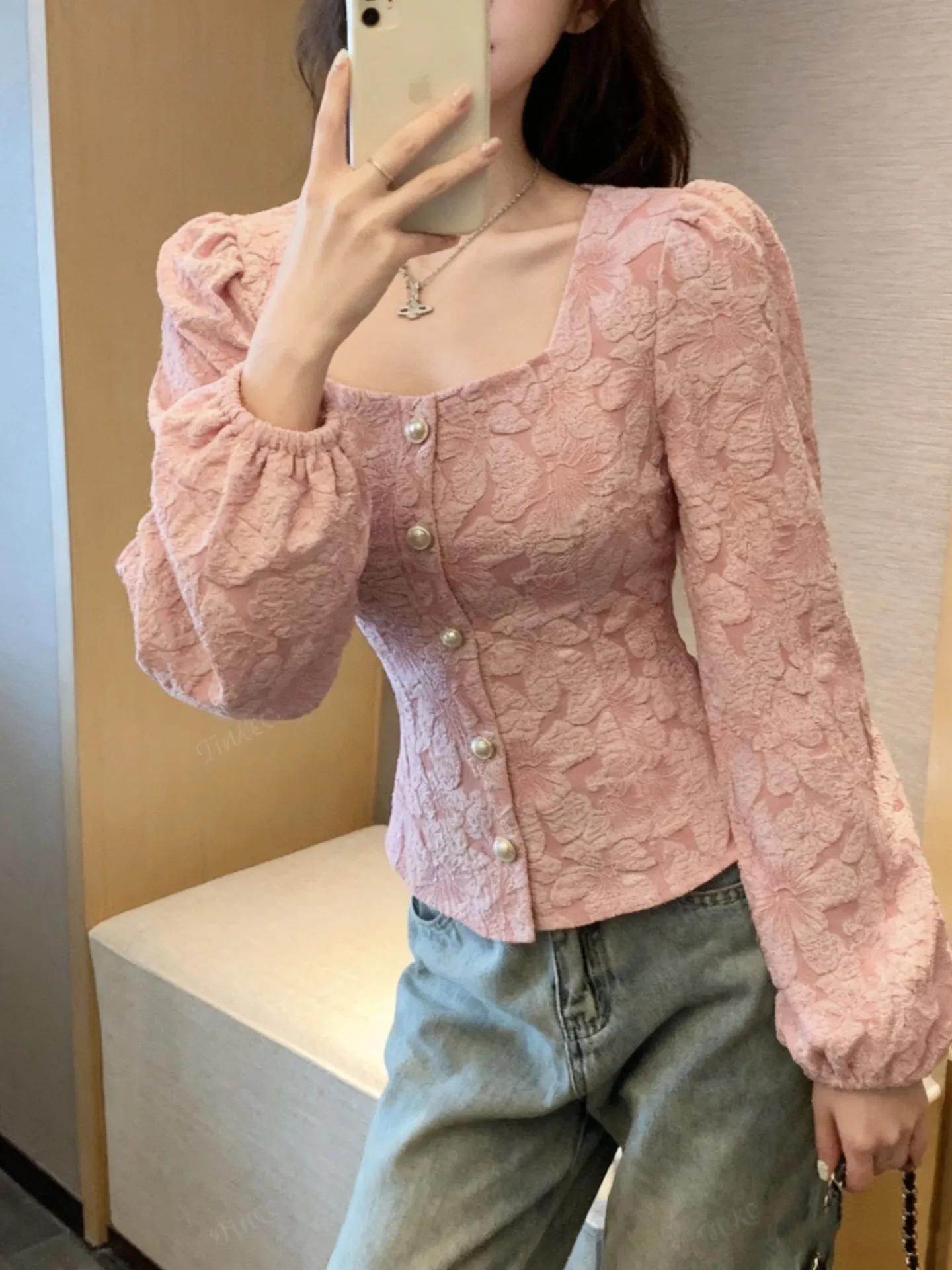Button Placket Blouse | Savana | Bestsellers